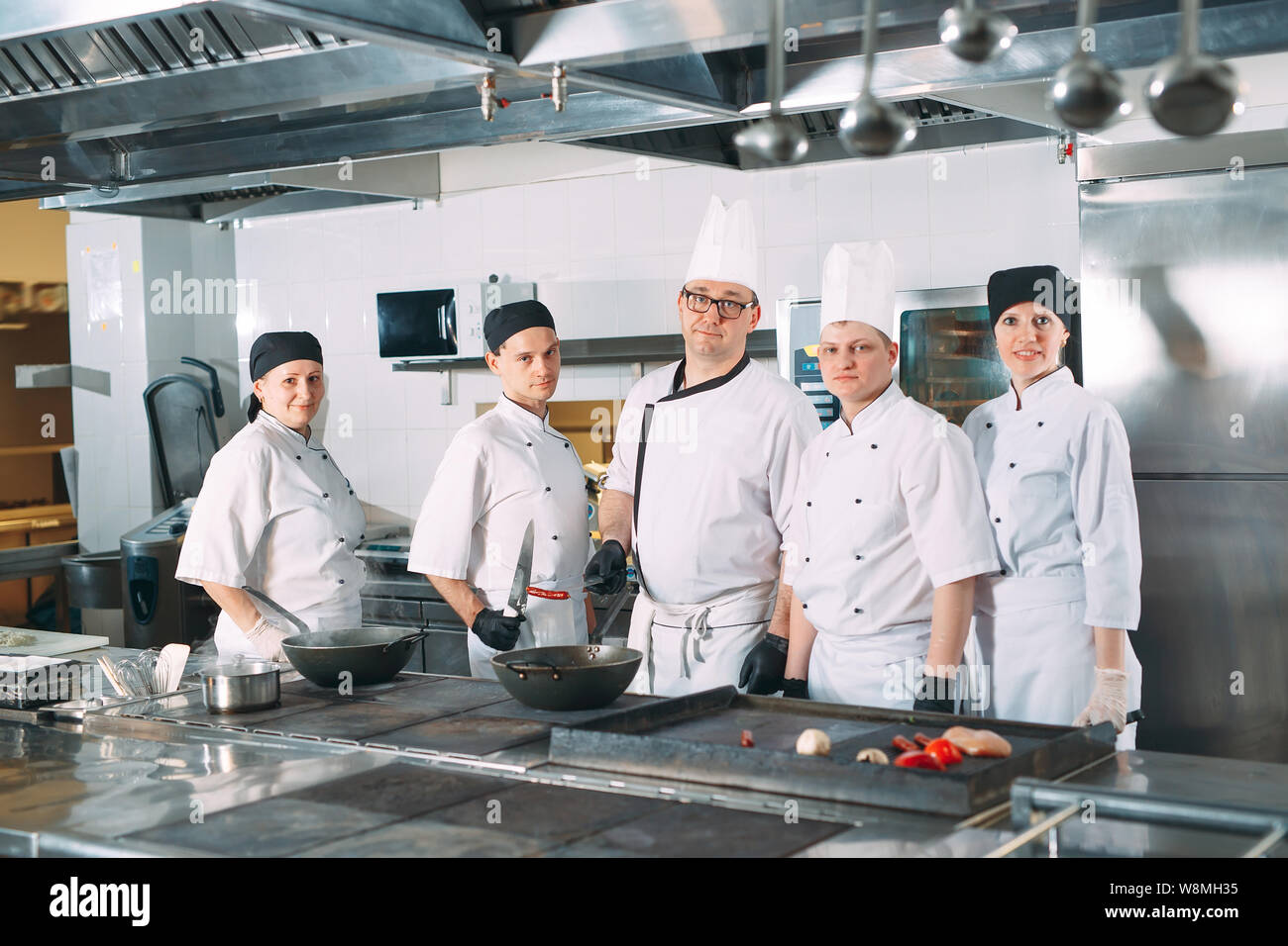 Chefs uniforms hi-res stock photography and images - Alamy