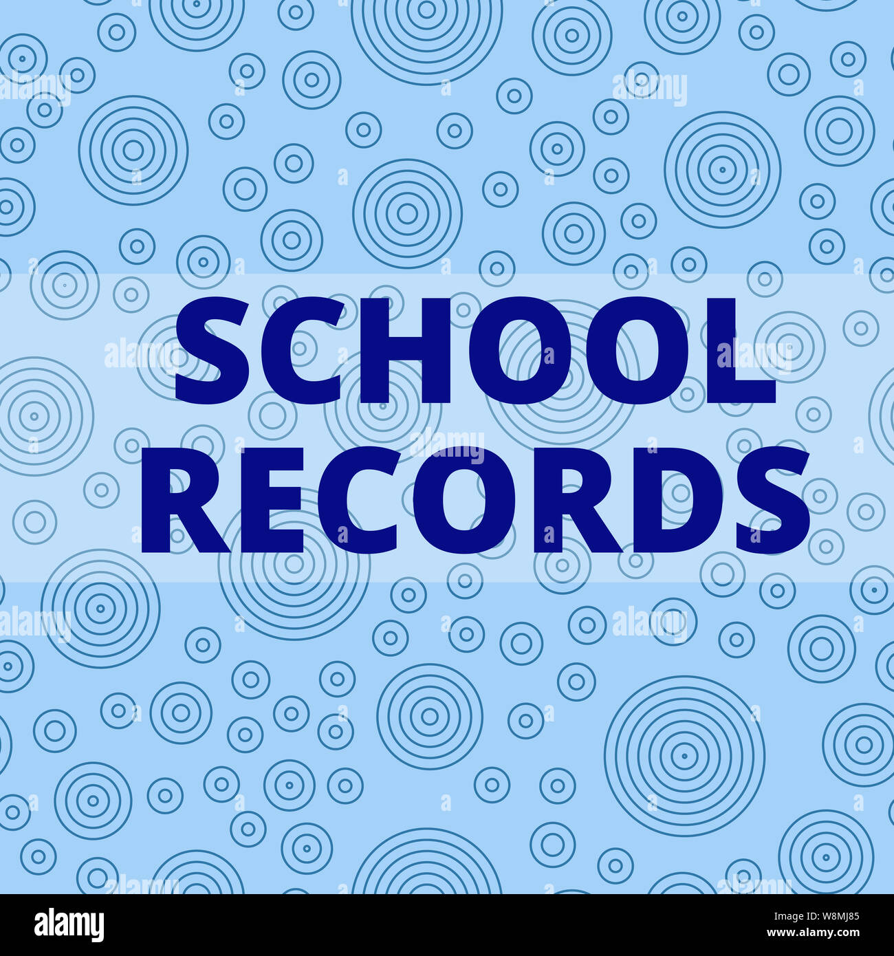 Writing note showing School Records. Business concept for Information ...
