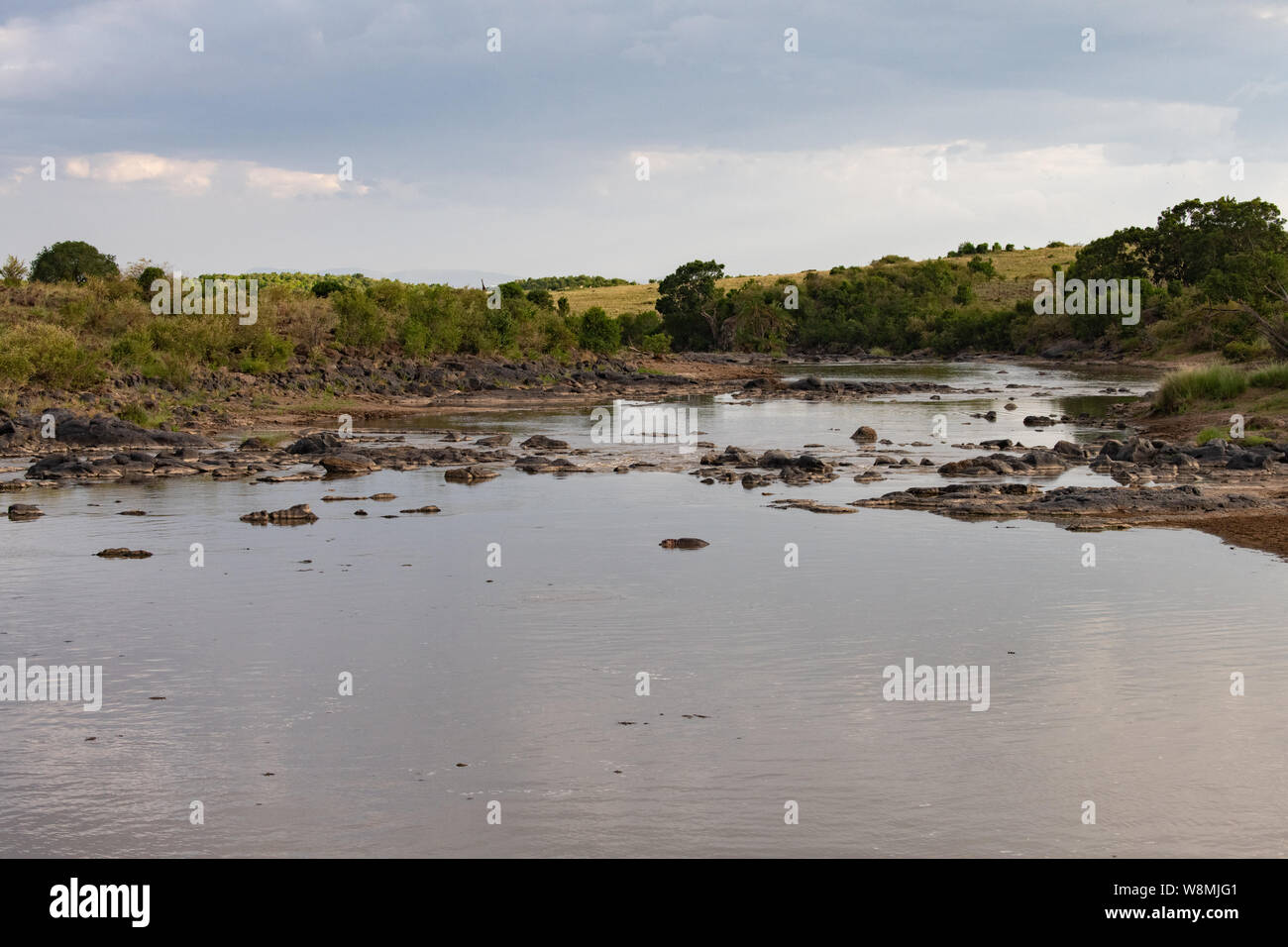 Masai mara landscape with river hi-res stock photography and images - Alamy