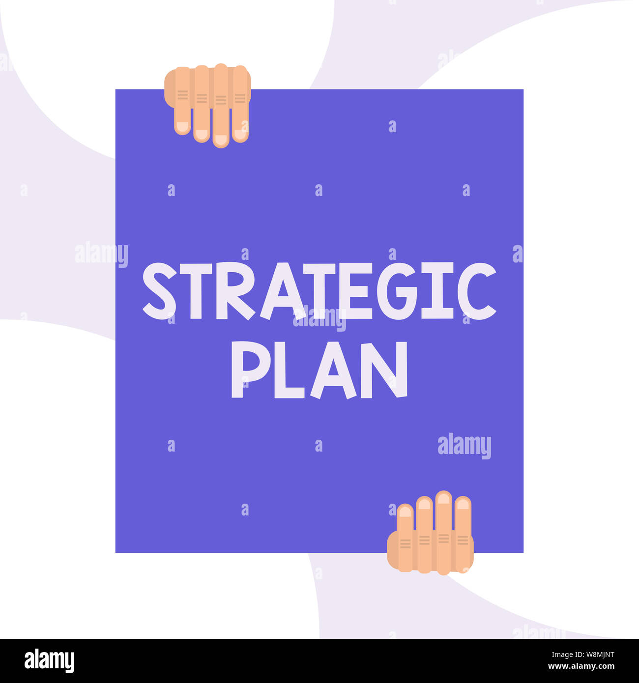 Handwriting text writing Strategic Plan. Conceptual photo A process of ...