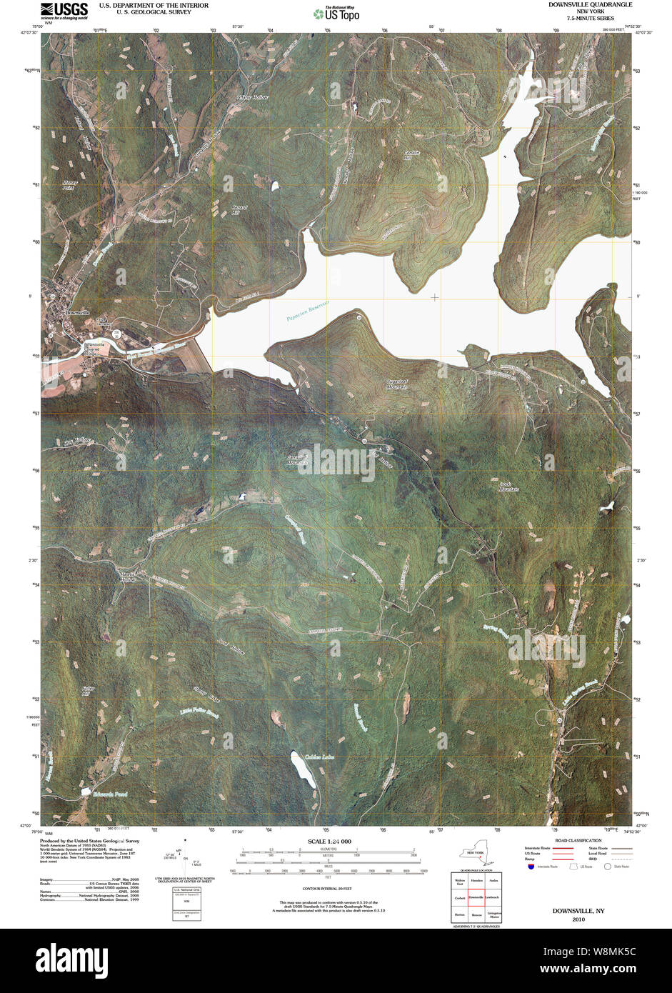 This image map depicts geographic features on the surface of the earth ...