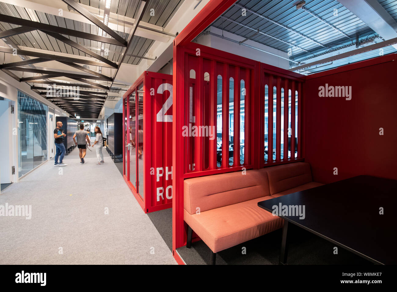 Herzogenaurach, Germany. 09th Aug, 2019. Interior view of the office ...