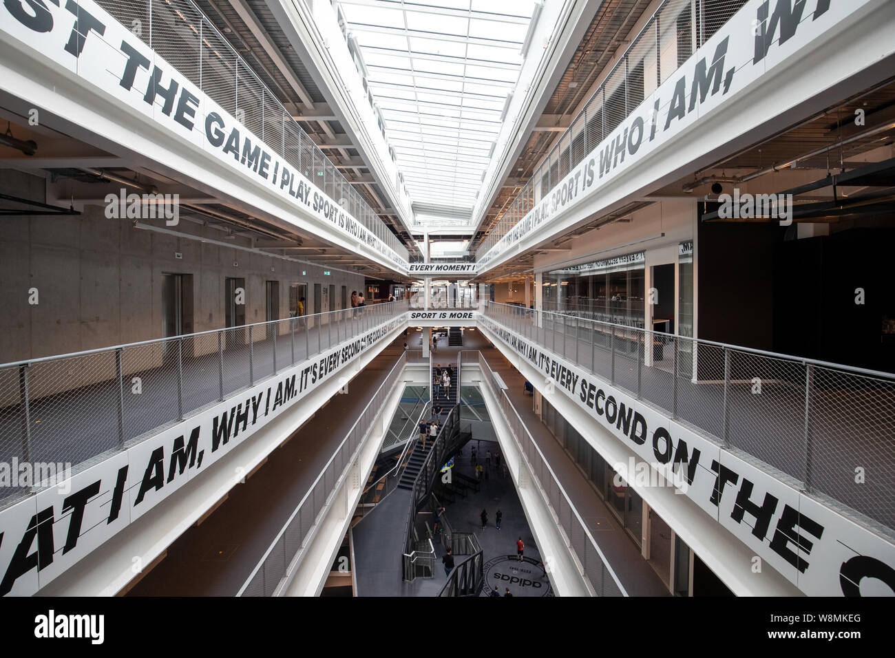 Herzogenaurach, Germany. 09th Aug, 2019. Interior view of the office ...