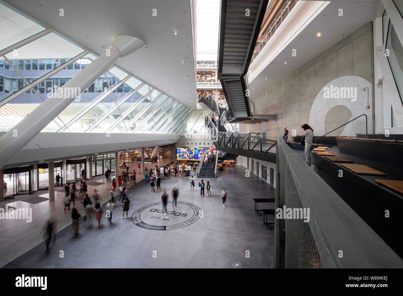 Herzogenaurach, Germany. 09th Aug, 2019. Interior view of the office ...