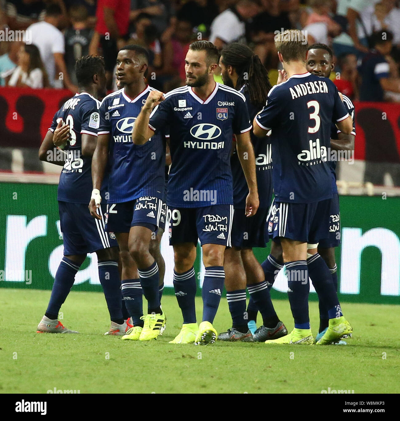 Olympique lyonnais players hi-res stock photography and images - Alamy
