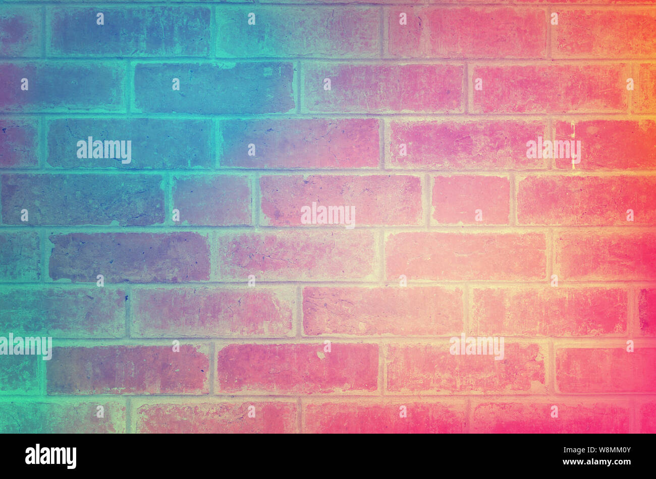 Color brick wall texture for background Stock Photo - Alamy