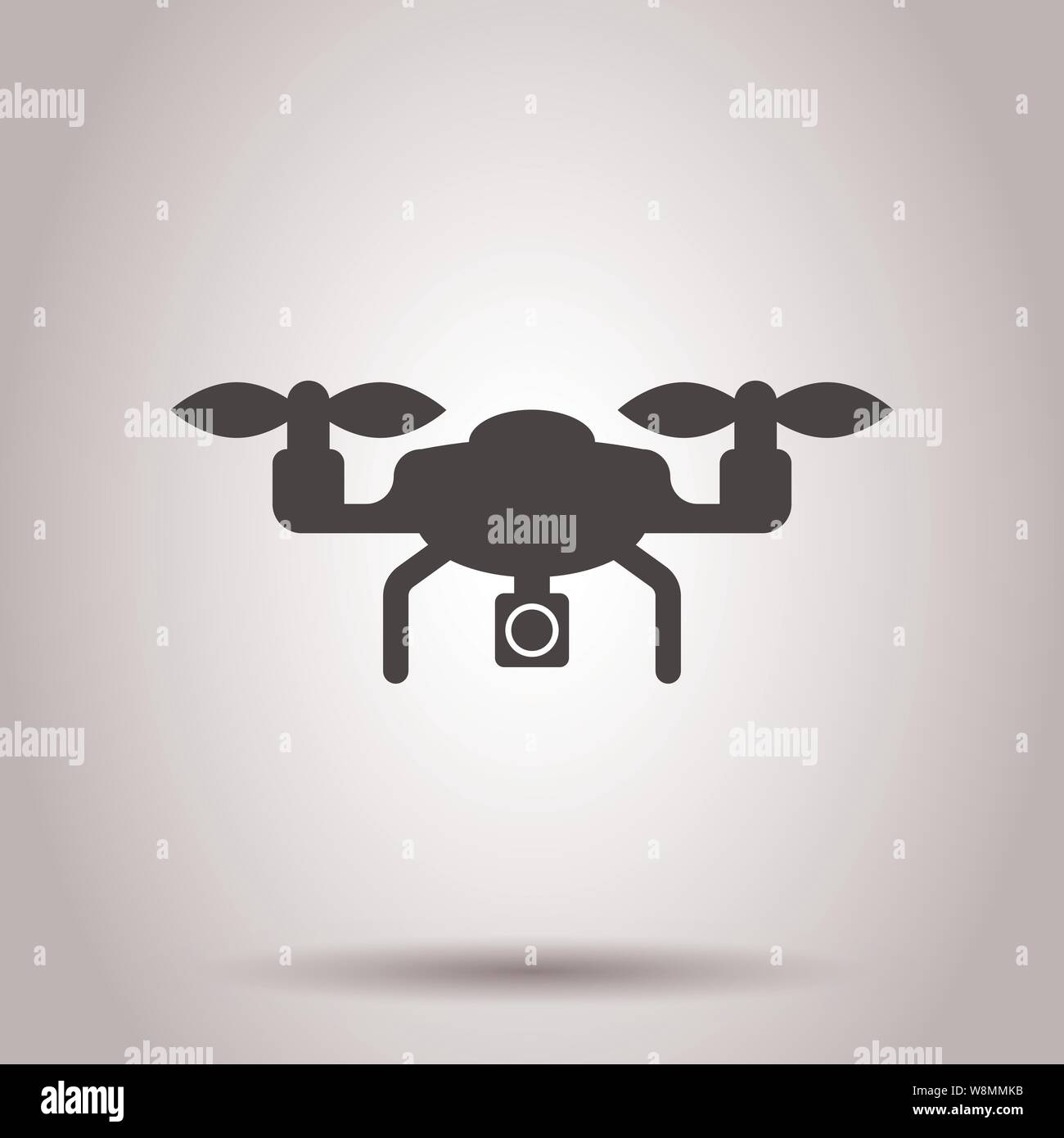 Drone icon isolated on Stock Vector Images - Alamy