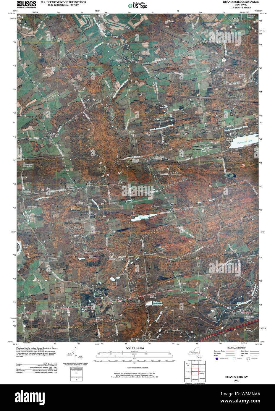 This image map depicts geographic features on the surface of the earth ...