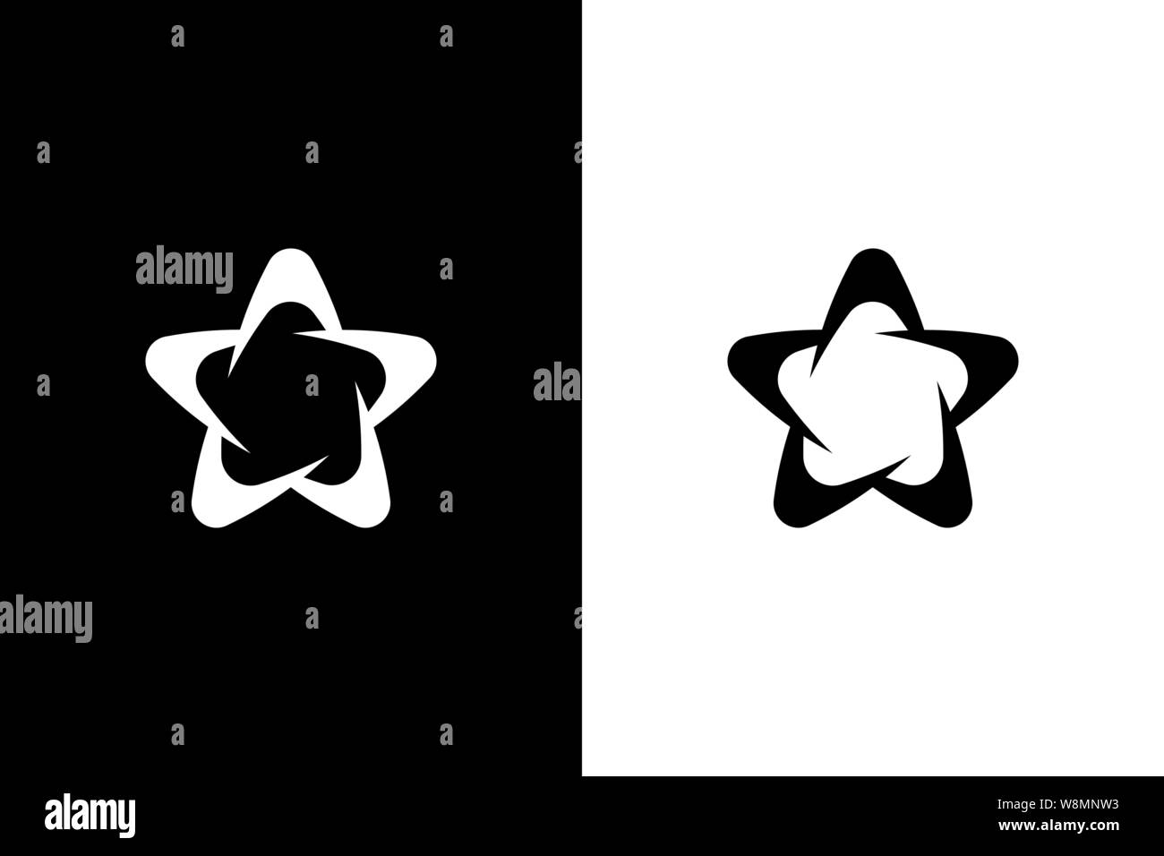Star and symbol design Black and White Stock Photos & Images - Alamy