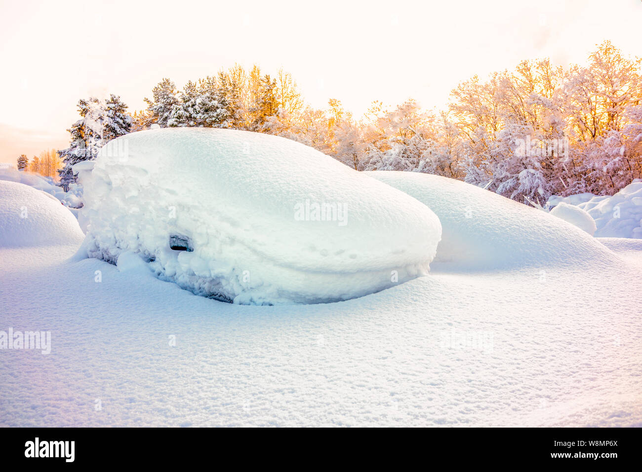 Heavy snow in northern hi-res stock photography and images - Alamy