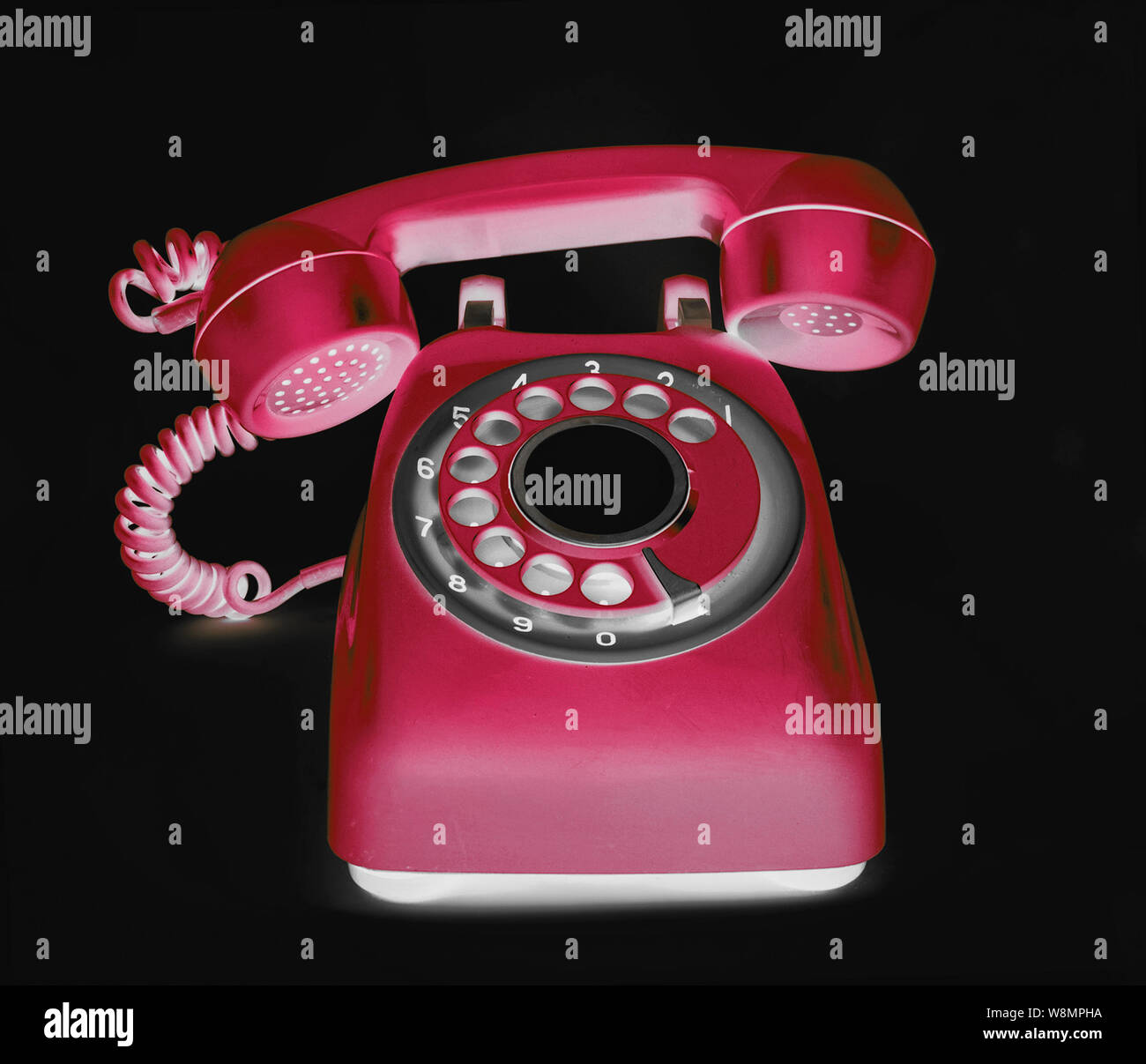 old red phone Stock Photo - Alamy