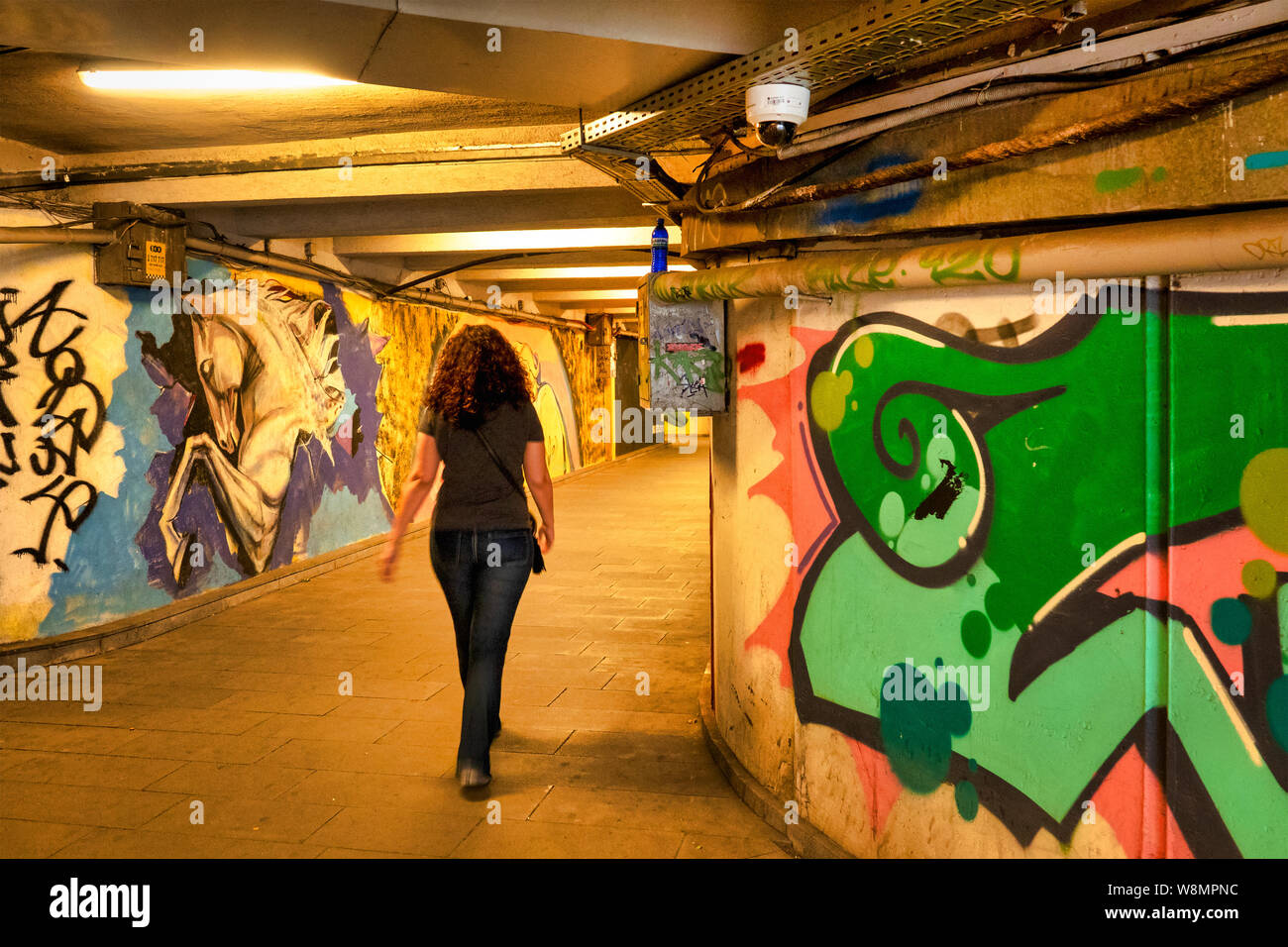 Baratashvili Bridge Underpass, Tbilisi, Georgia Stock Photo - Alamy