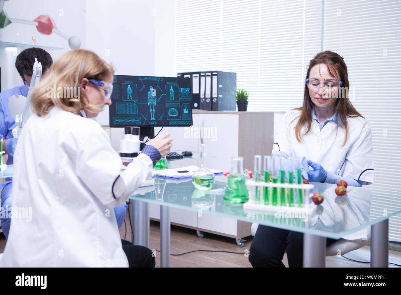 Microbiology lab quality control hi-res stock photography and images ...