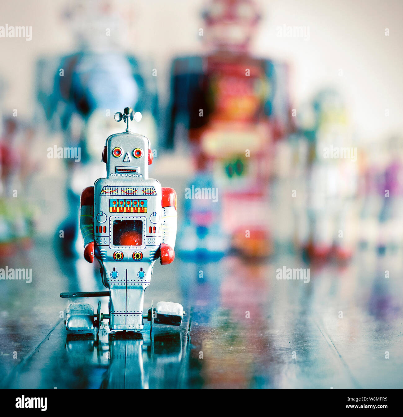 Vintage Robots Wallpaper