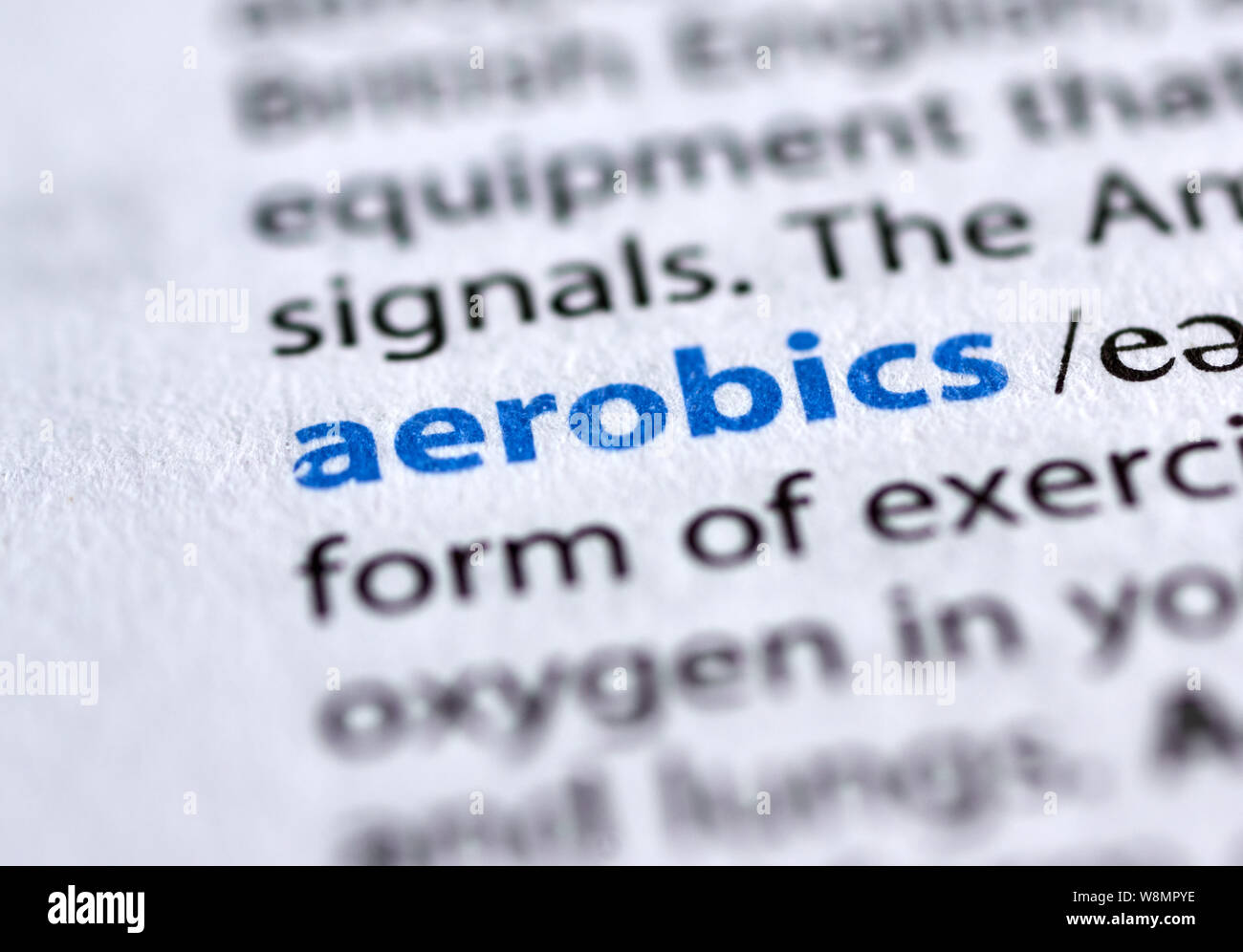 Alphabet aerobics hi-res stock photography and images - Alamy