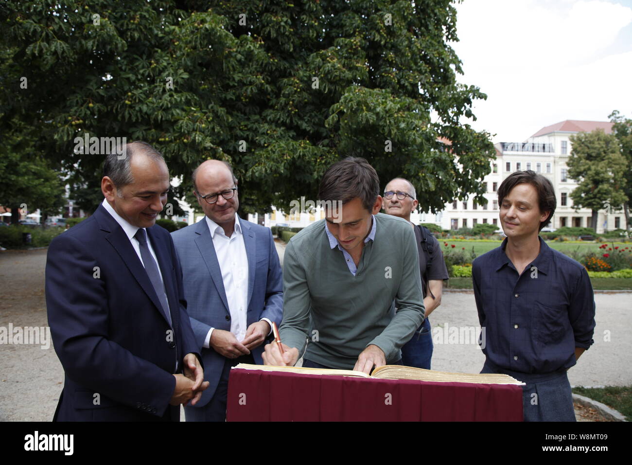 Oliver Schenk, Octavian Ursu, Felix von Boehm, Dominik Graf und Tom ...