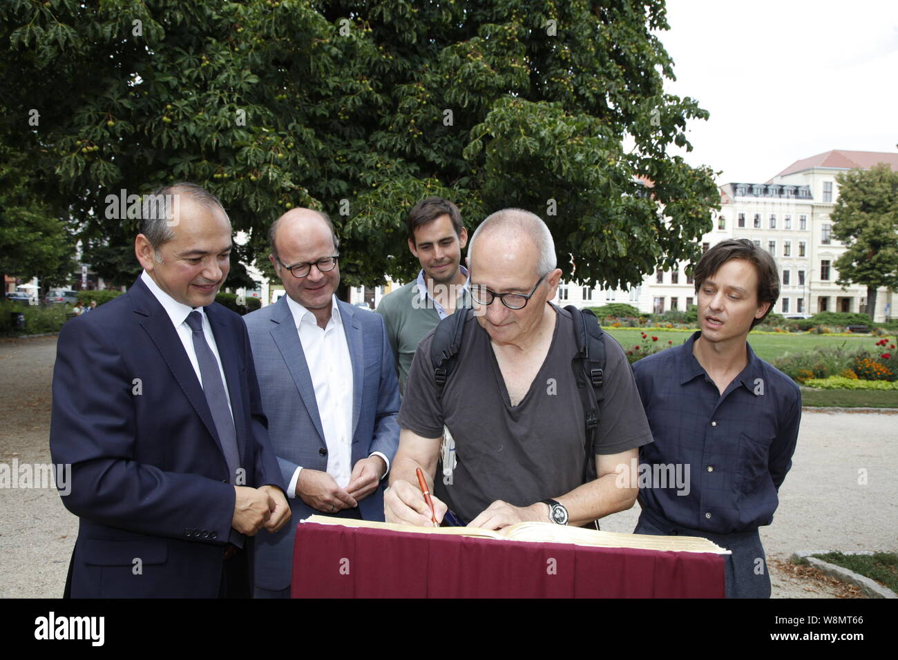 Oliver Schenk, Octavian Ursu, Felix von Boehm, Dominik Graf und Tom ...