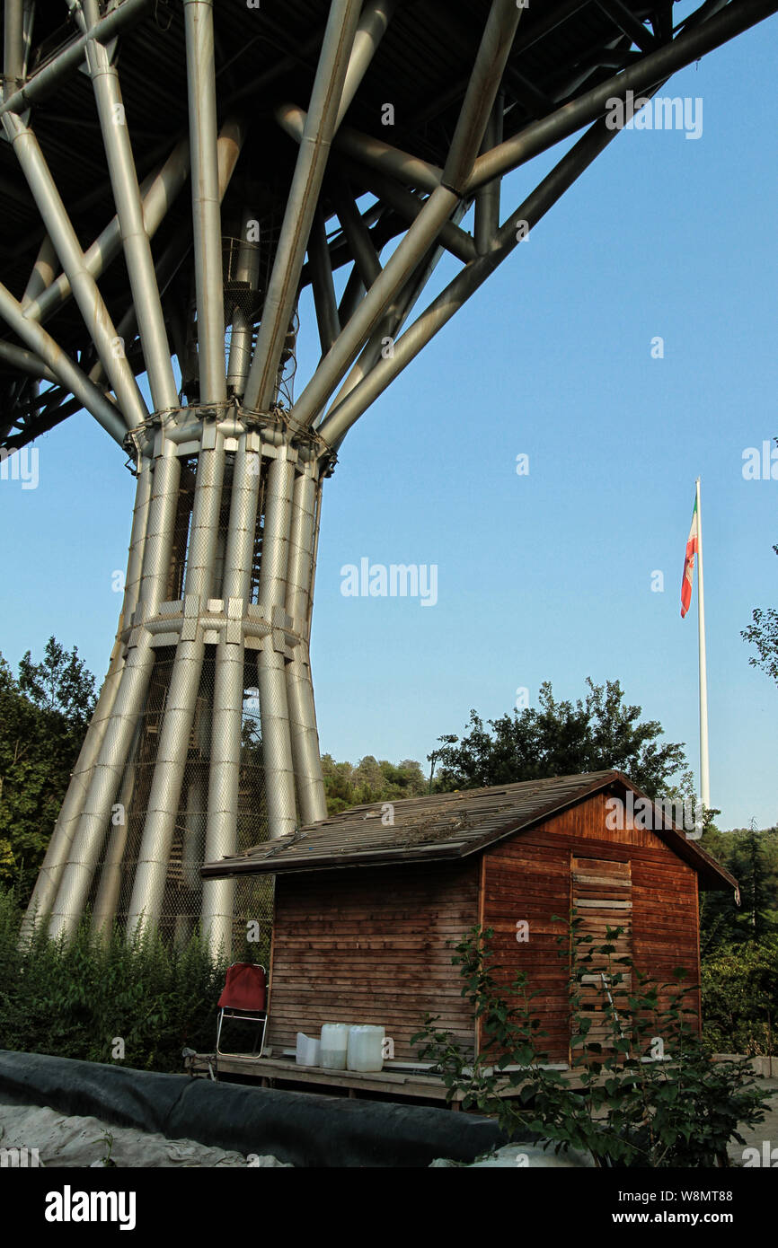 The Tabi'at Bridge is the largest pedestrian overpass Tehran, Iran. The ...