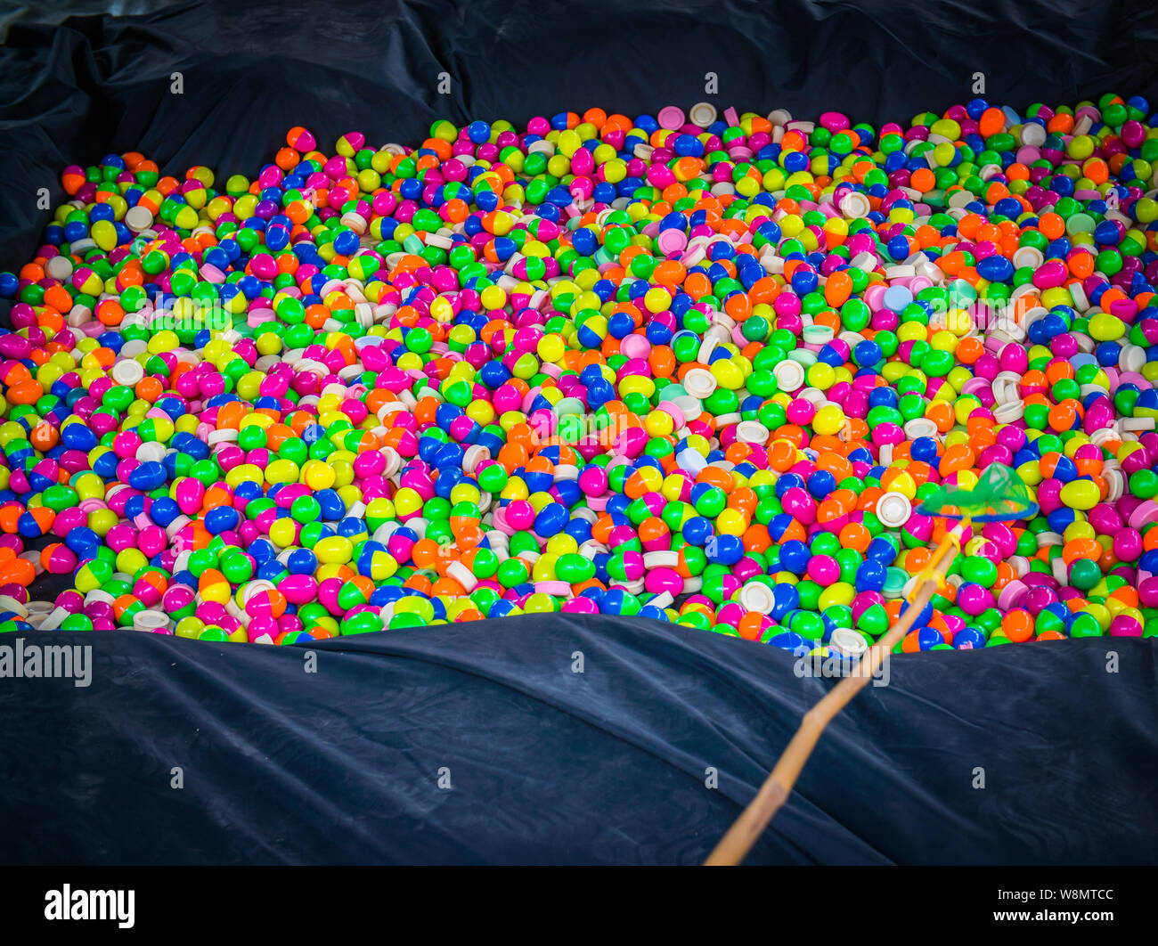 ball for gamble game in temple fair Stock Photo - Alamy