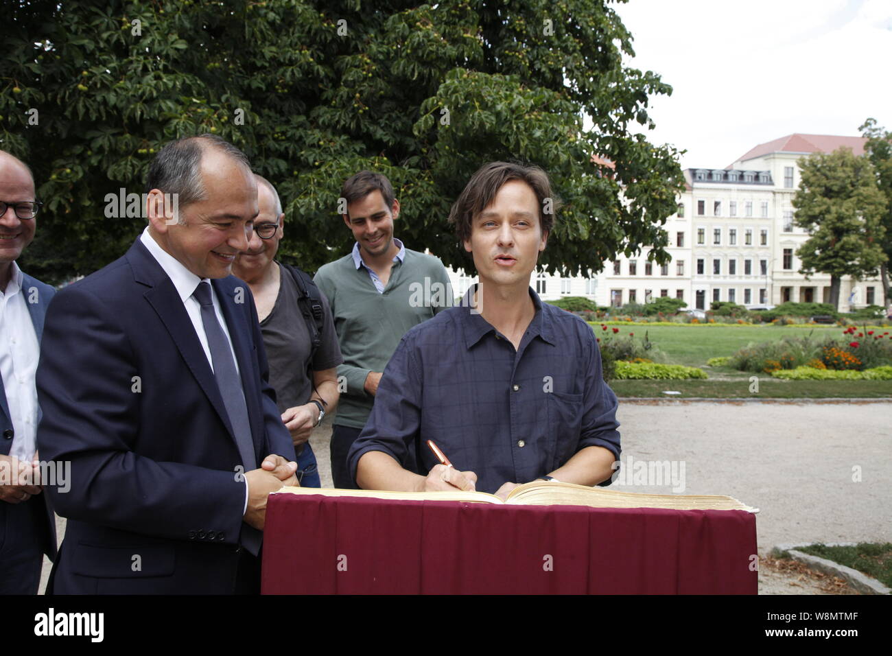 Oliver Schenk, Octavian Ursu, Felix von Boehm, Dominik Graf und Tom ...