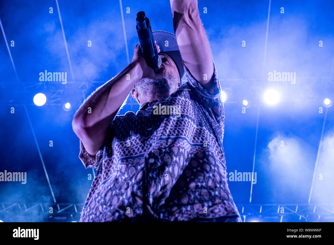 Samuel Romano and Subsonica performs live on stage the Subsonica 8 Tour ...