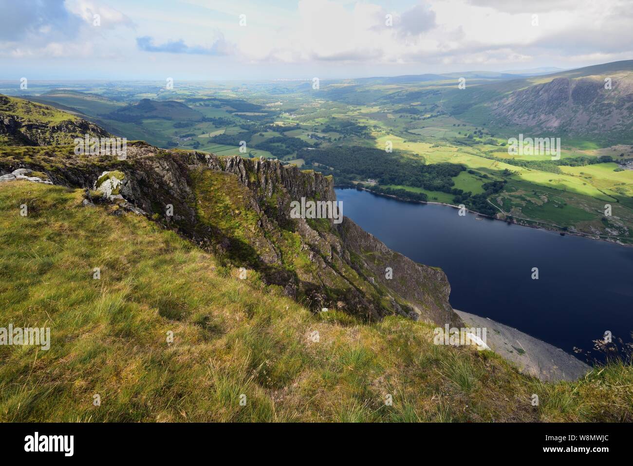 The farmland of the Cumbrian coast Stock Photo - Alamy
