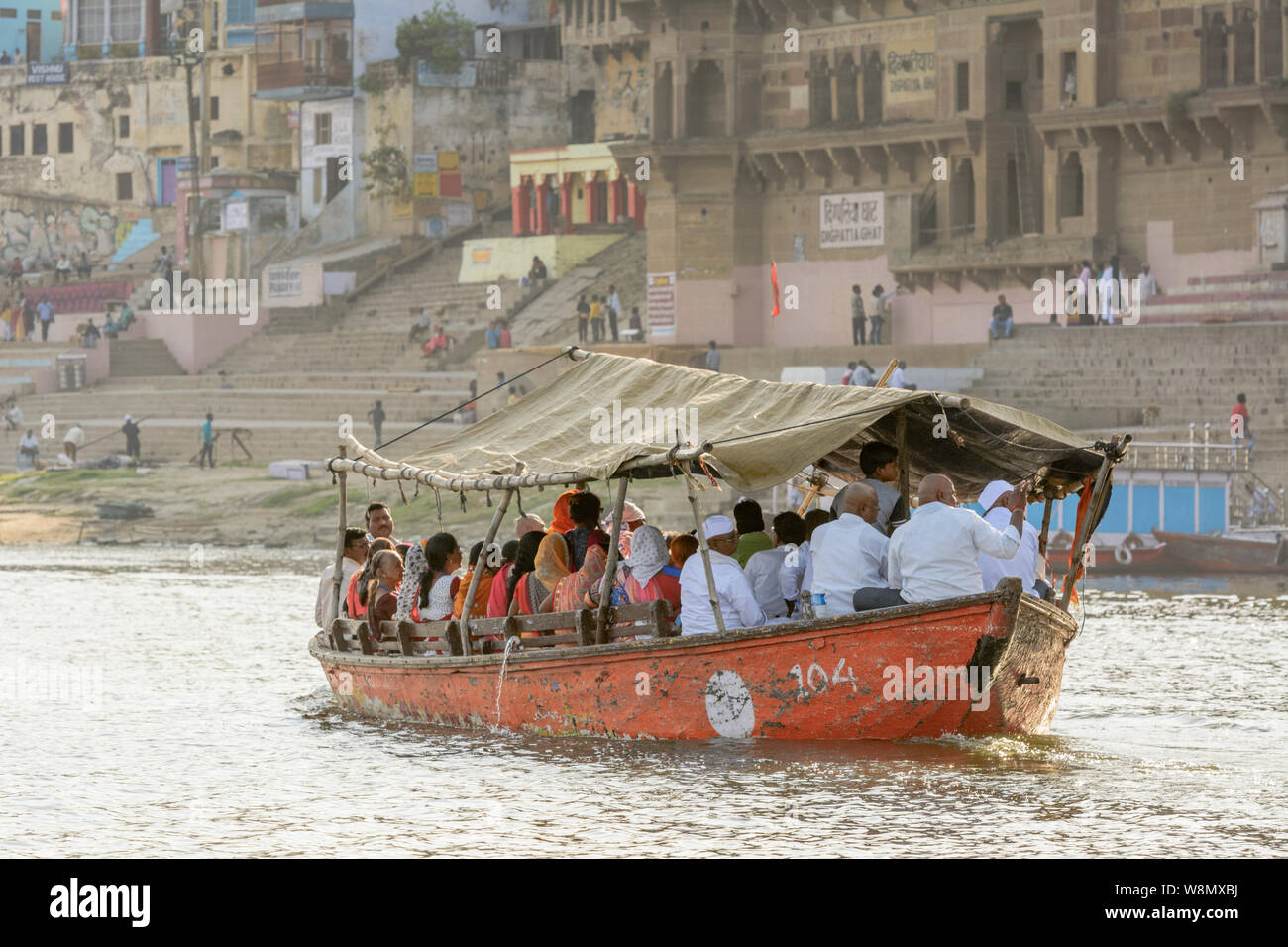 Banaras boat ride hi-res stock photography and images - Alamy