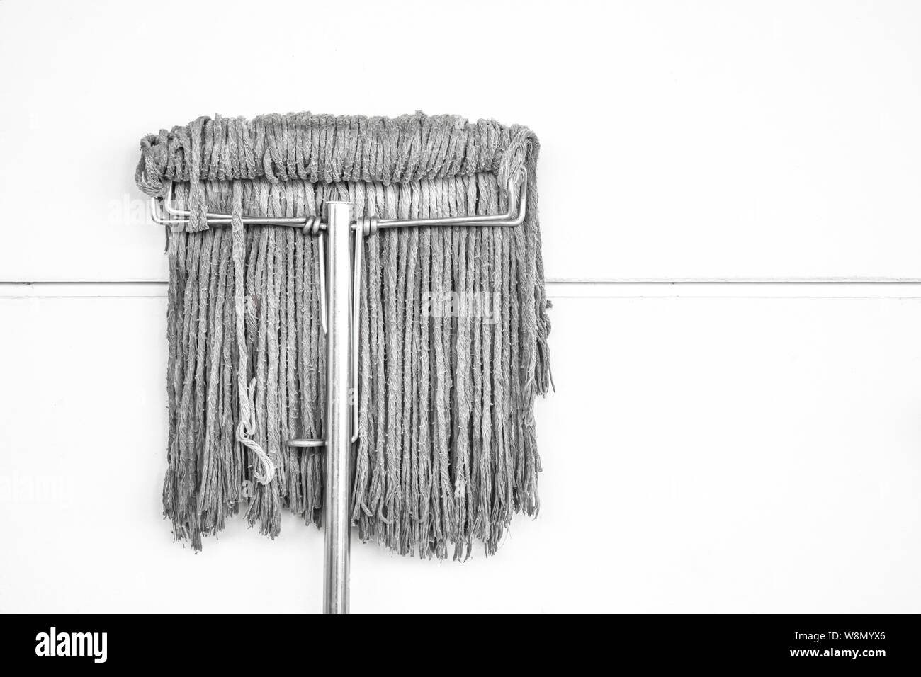 wet mob on white background Stock Photo - Alamy