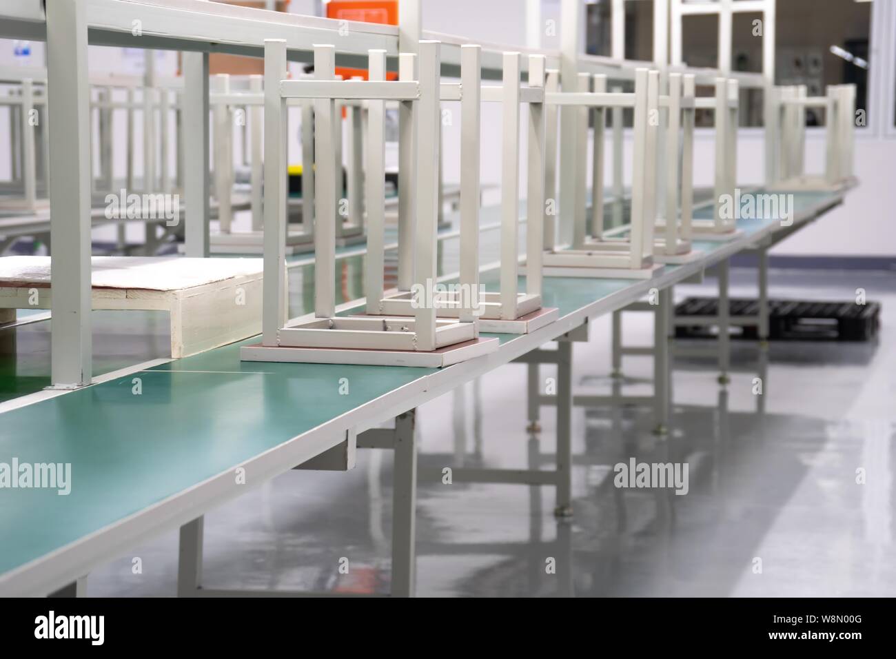 typical electronics manufacturing production assembly line Stock Photo ...