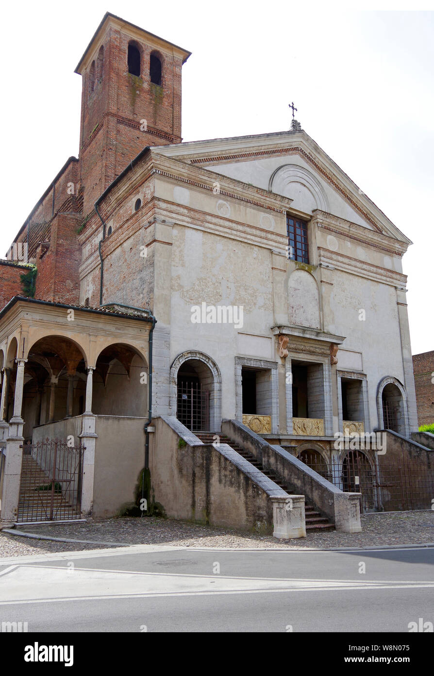 The church of San Sebastiano in Mantua, Italy, designed by the great ...