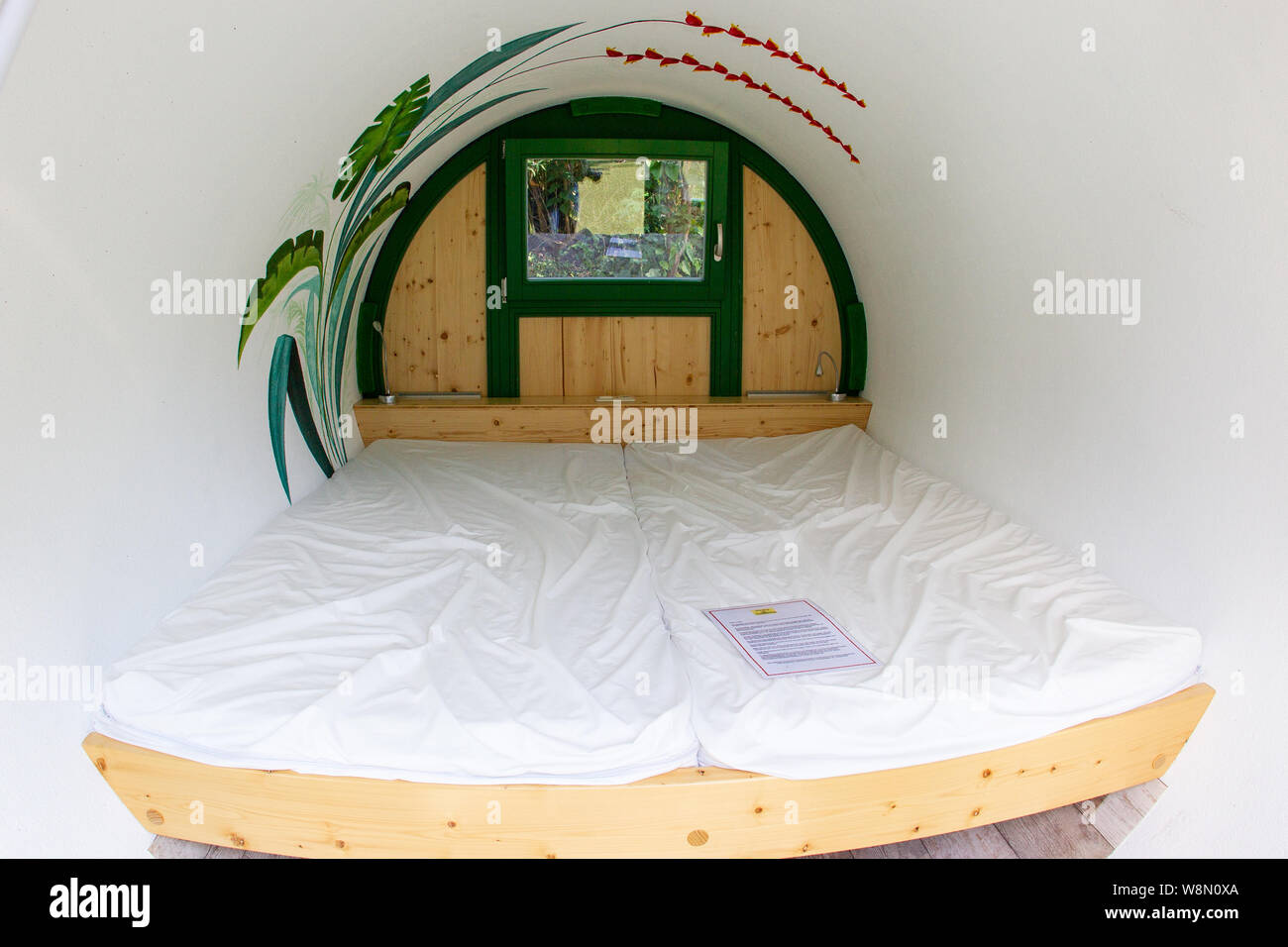 23 July 2019, Saxony, Königstein: On the camping site at the ...