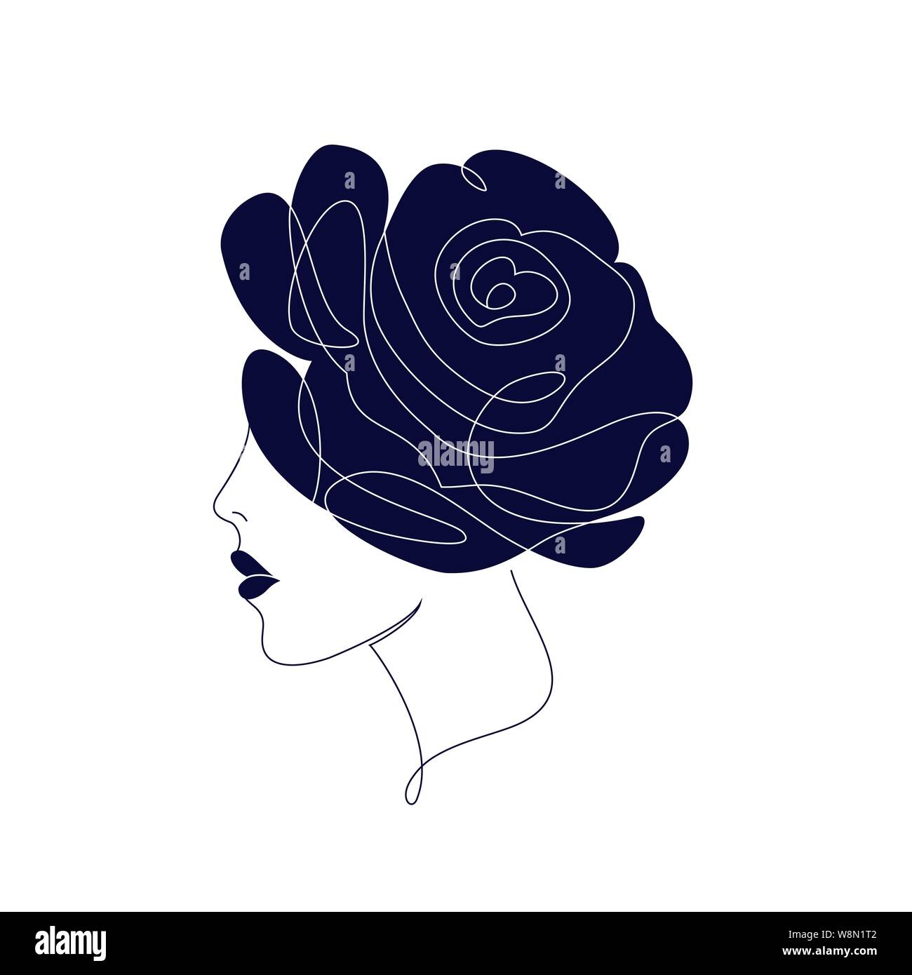 Woman on white background Stock Vector Image & Art - Alamy