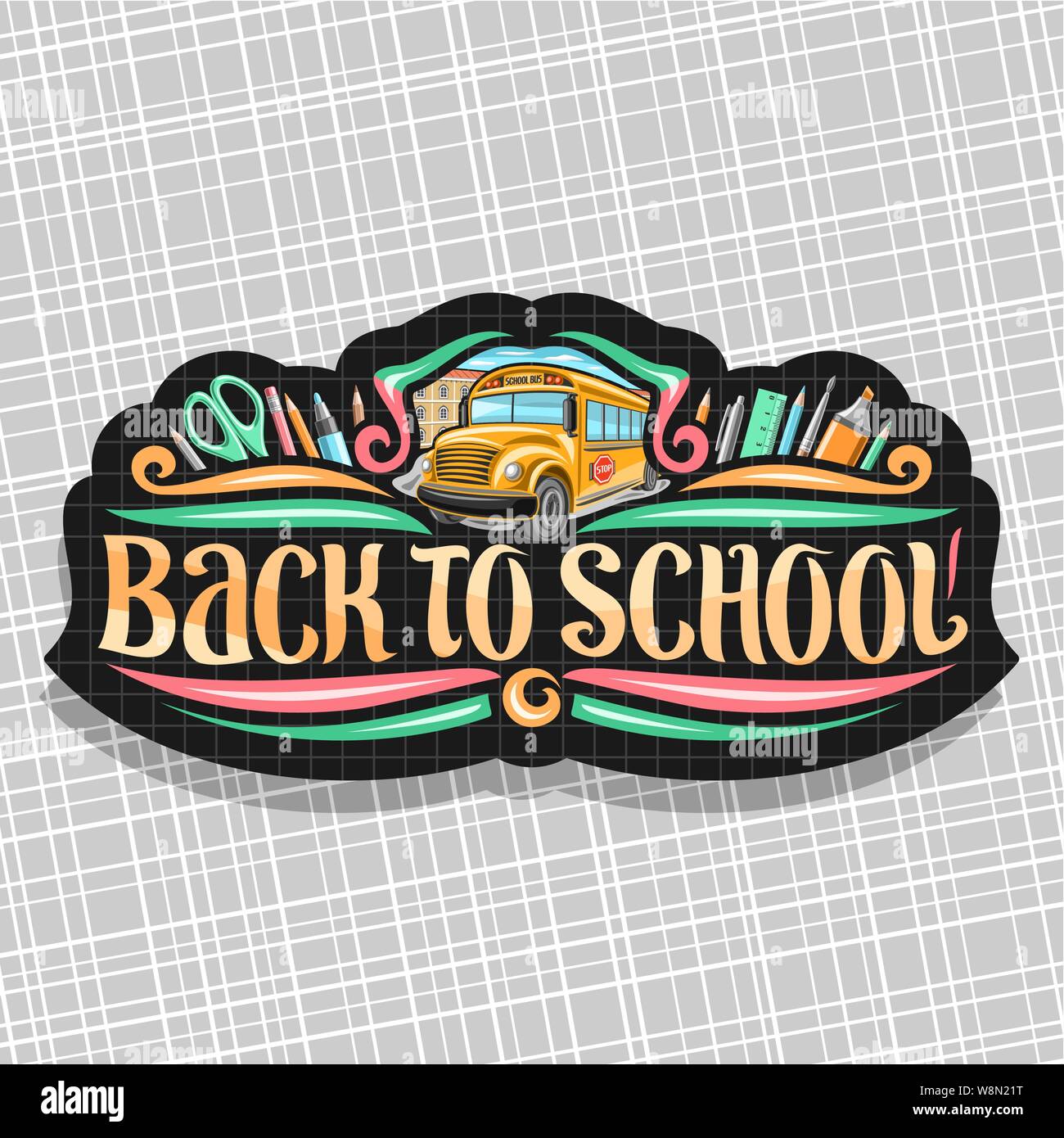 Vector logo for School Stock Vector Image & Art - Alamy