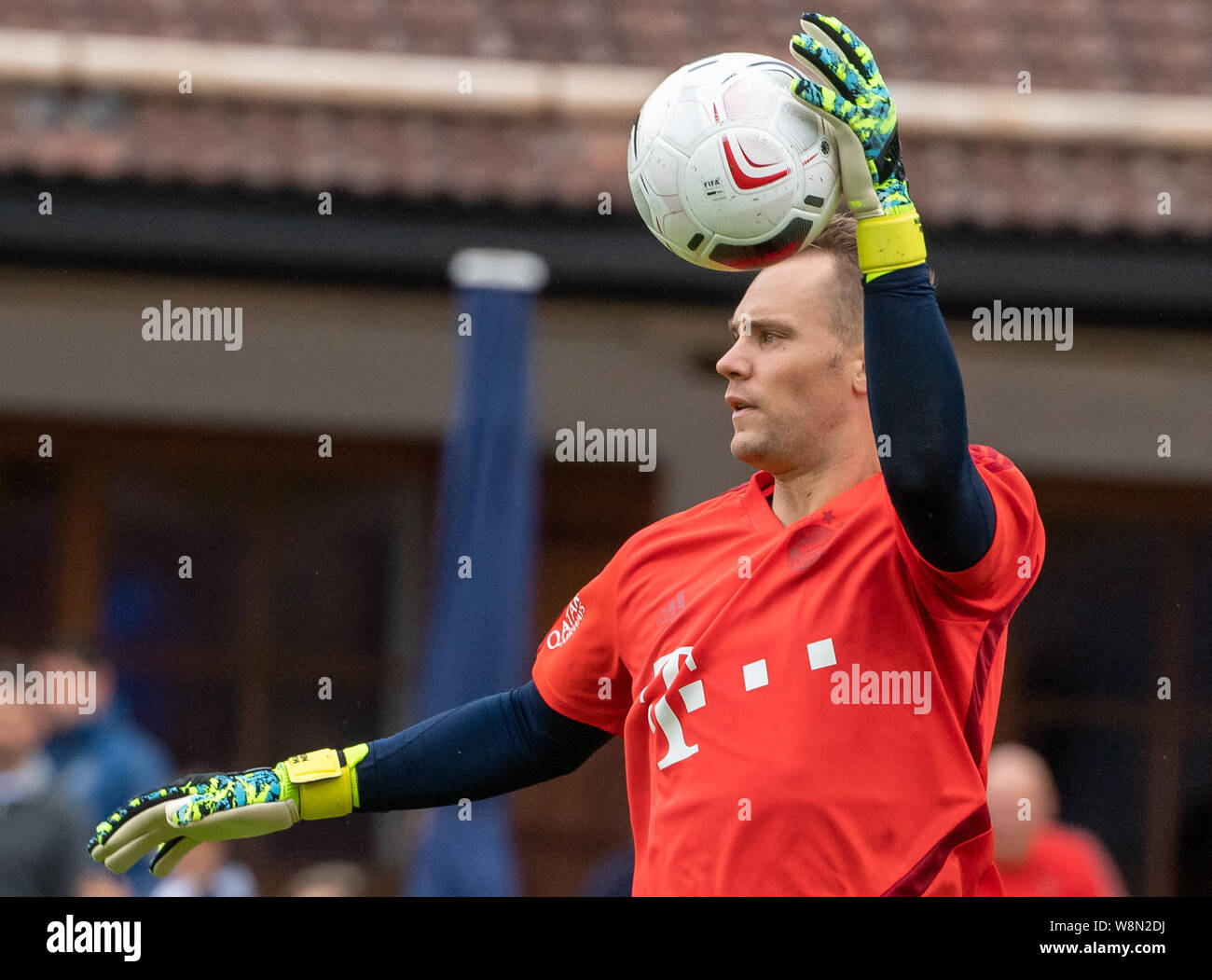 Rottach Egern, Germany. 10th Aug, 2019. Team captain and goalkeeper ...