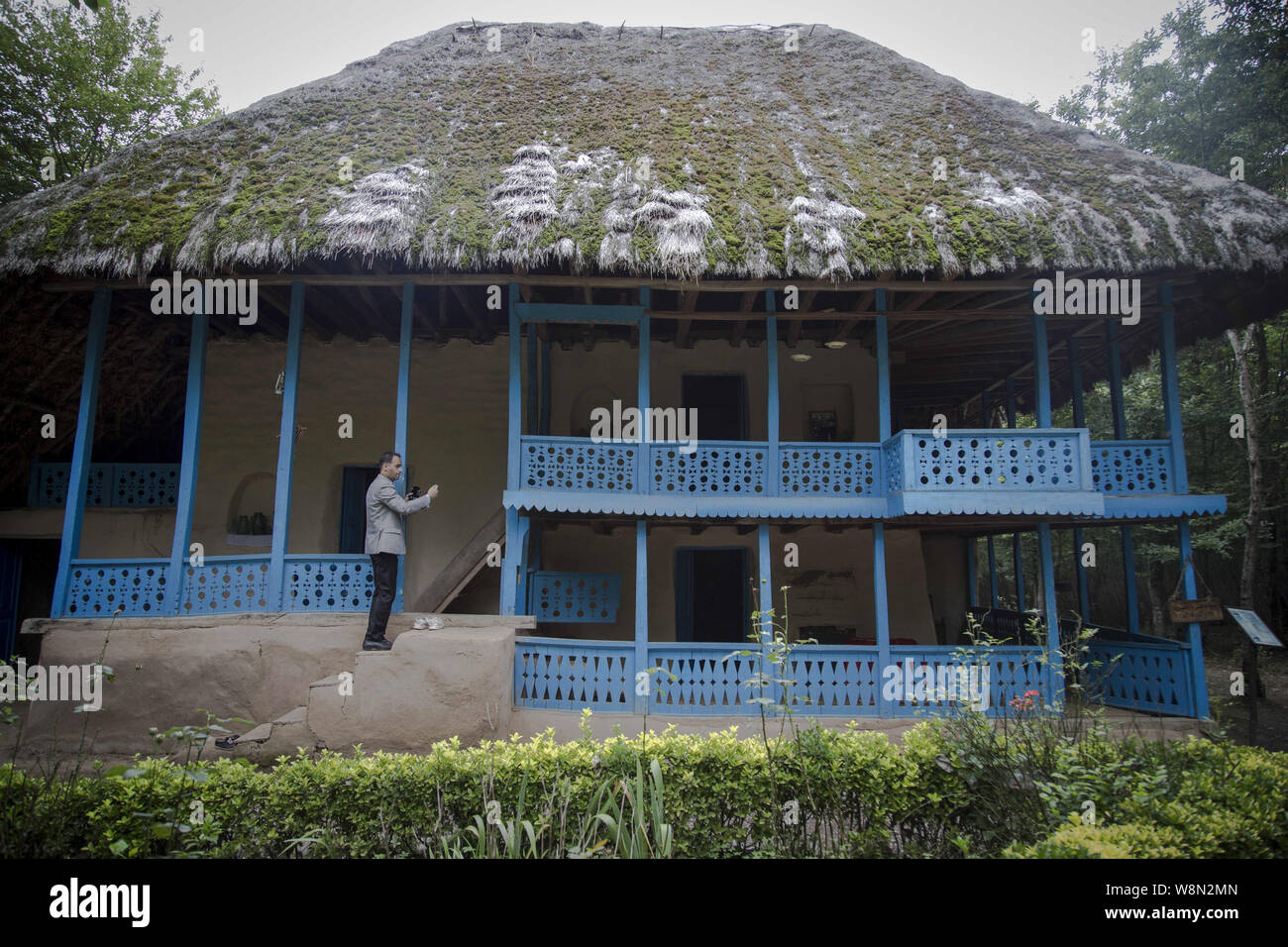 Rasht, Gilan, IRAN. 8th Aug, 2019. Tourists visit Gilan Rural Heritage ...