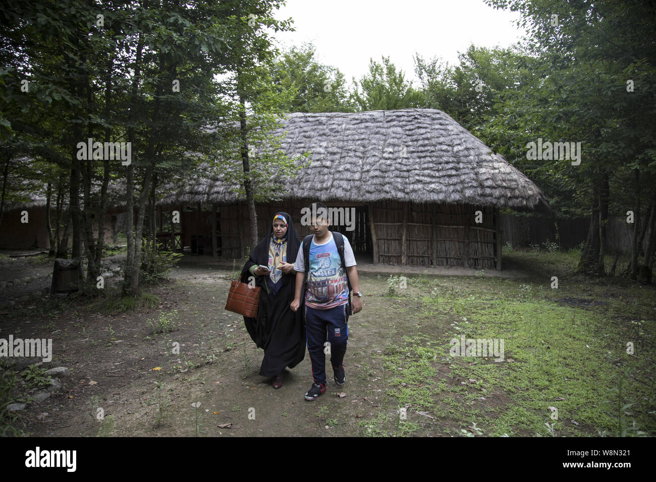 August 8, 2019, Rasht, Gilan, IRAN: Tourists visit Gilan Rural Heritage ...