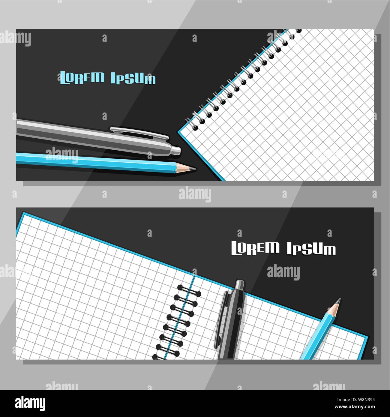 Vector horizontal Banners Stock Vector Image & Art - Alamy