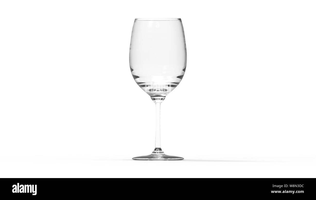Single glass wine in kitchen Cut Out Stock Images & Pictures - Alamy