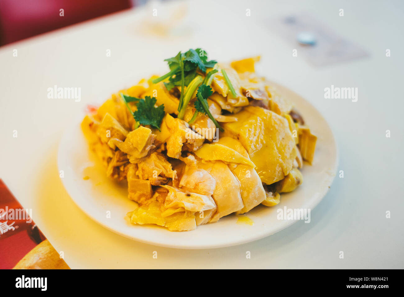 A shanghai restaurant that serve white cut chicken Stock Photo - Alamy