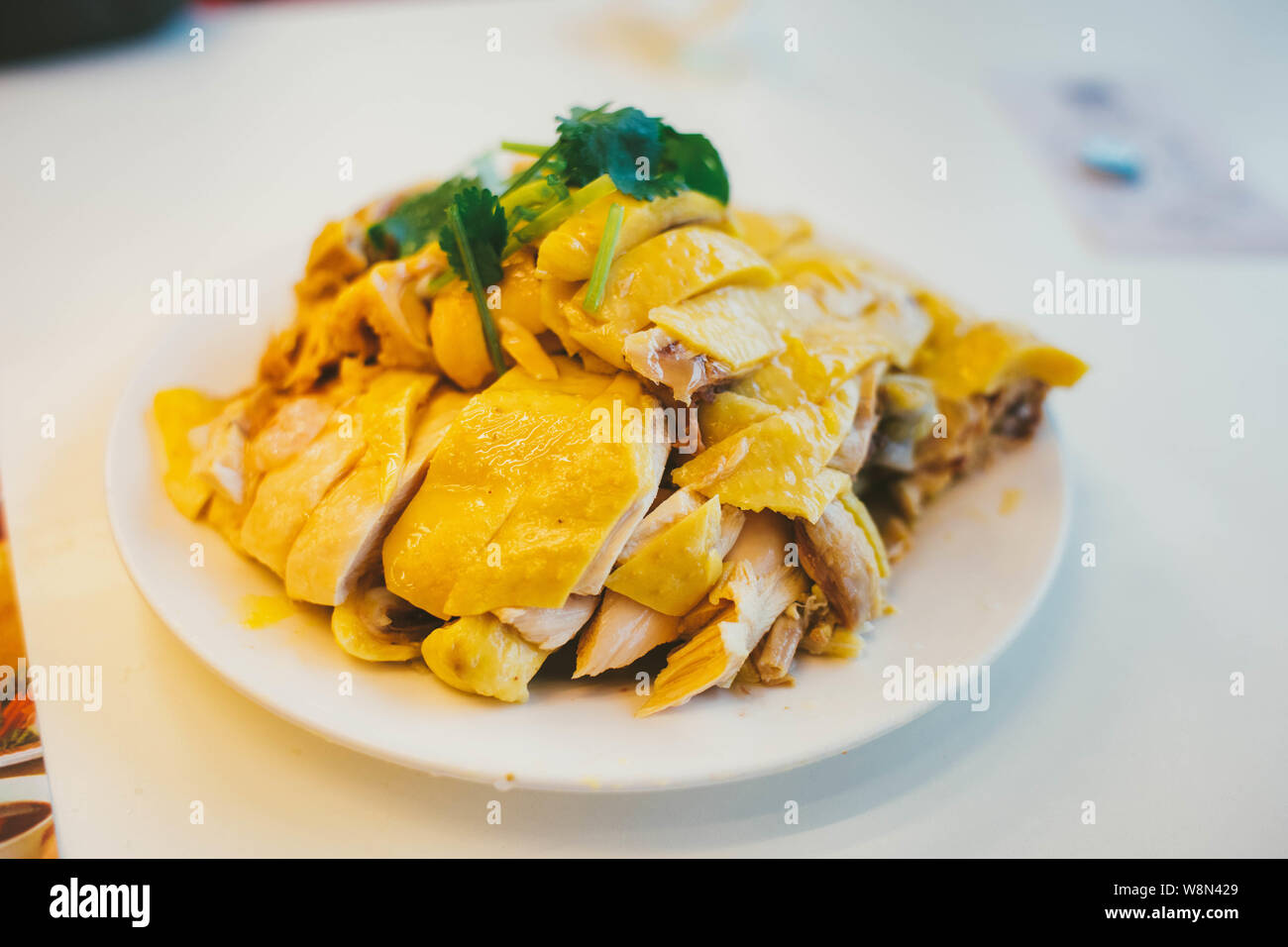 A shanghai restaurant that serve white cut chicken Stock Photo - Alamy