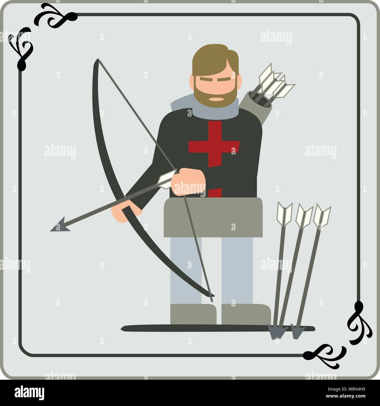 Shooting Arrows Stock Vector Images - Alamy