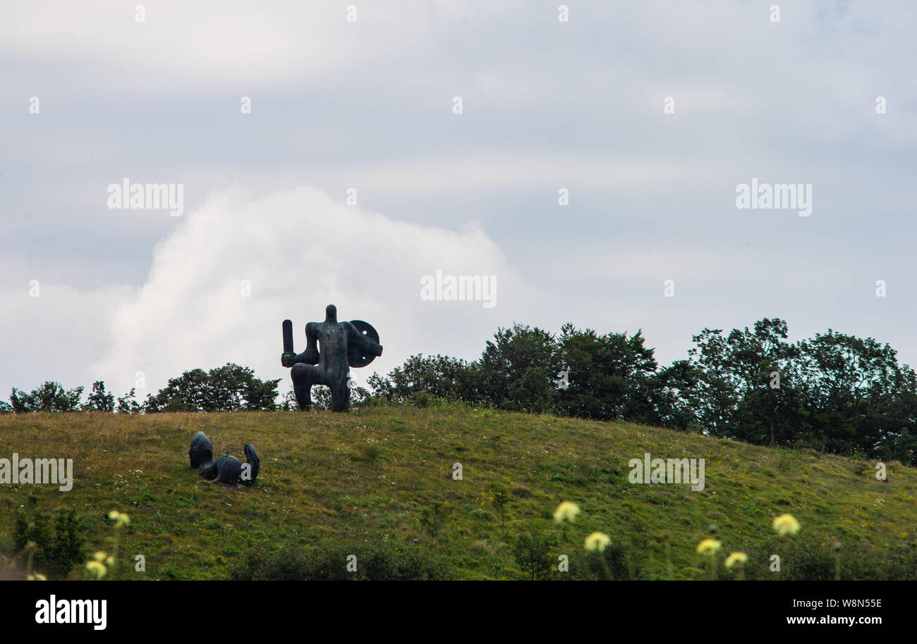 20 JULY 2019, GEORGIA, TBILISI, Famous Didgori battle monument with ...