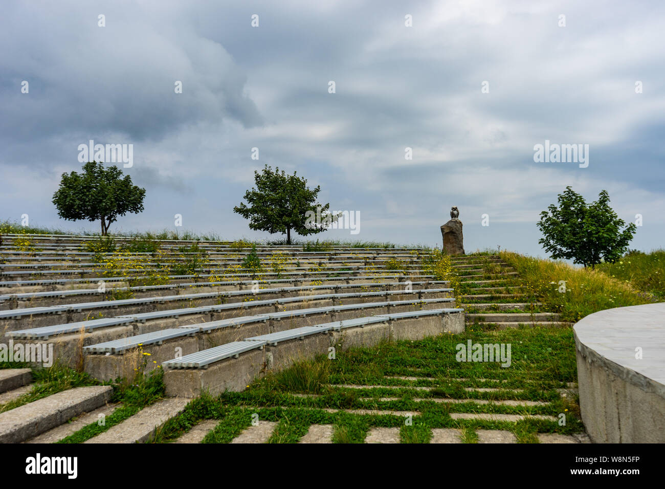 20 JULY 2019, GEORGIA, TBILISI, Famous Didgori battle monument with ...