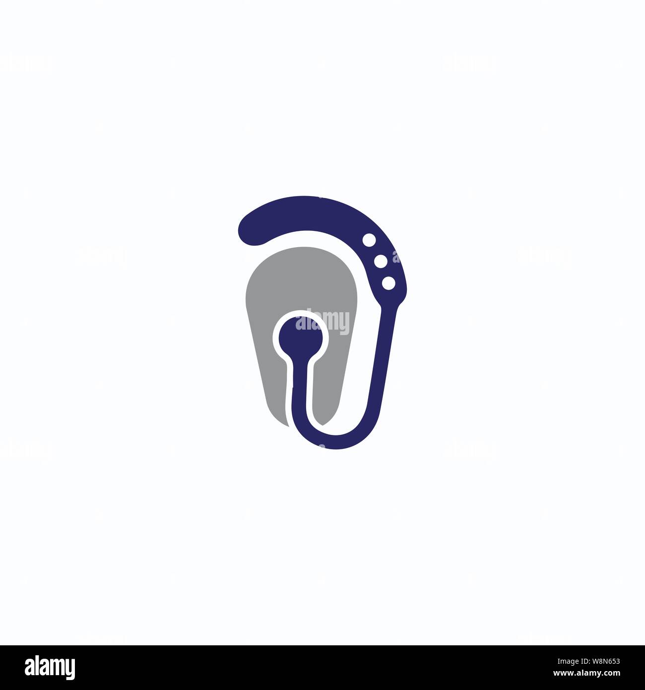 Ear Logo Template Stock Vector Image & Art - Alamy