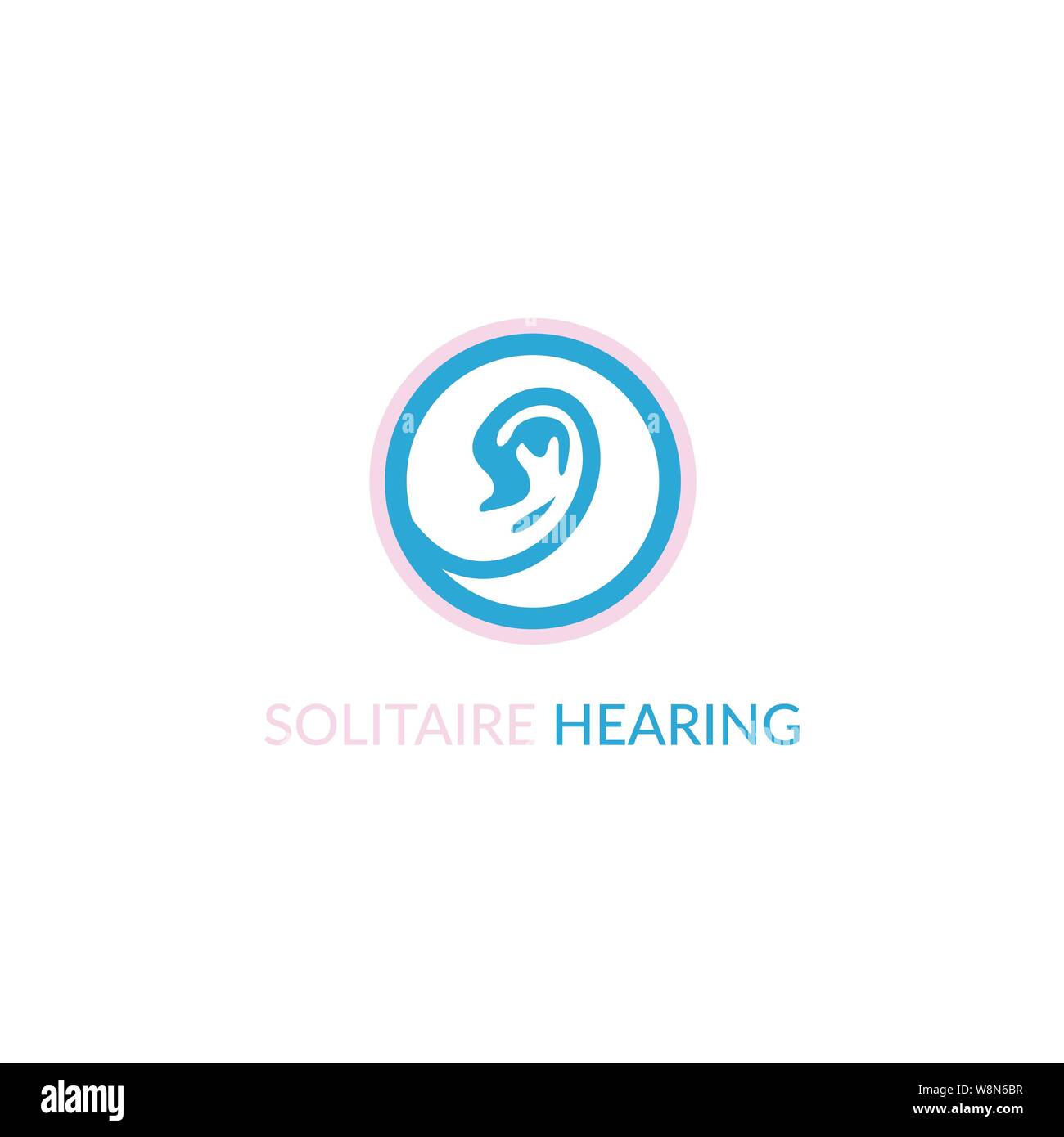 Ear Logo Template Stock Vector Image & Art - Alamy