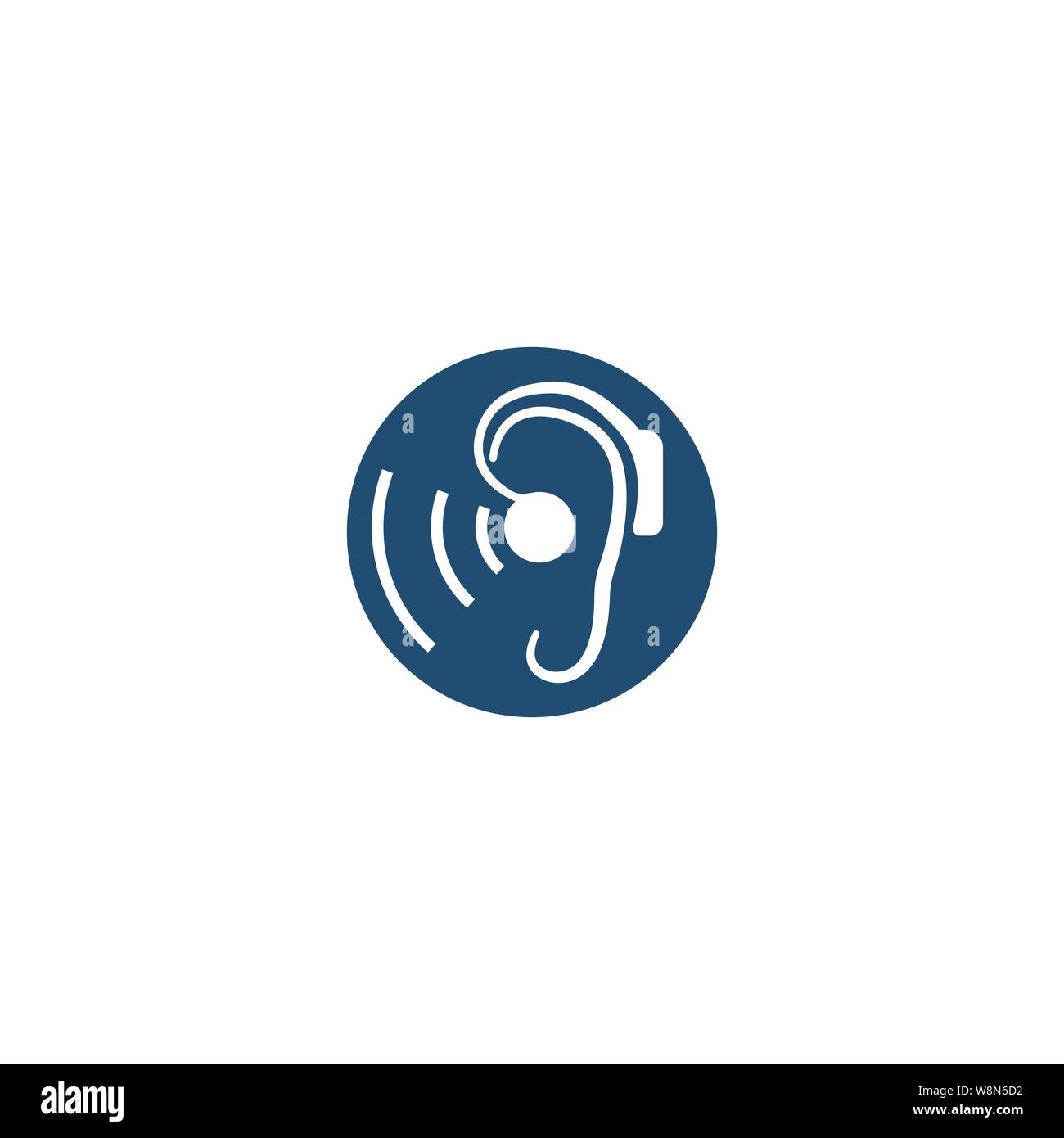 Ear Logo Template Stock Vector Image & Art - Alamy