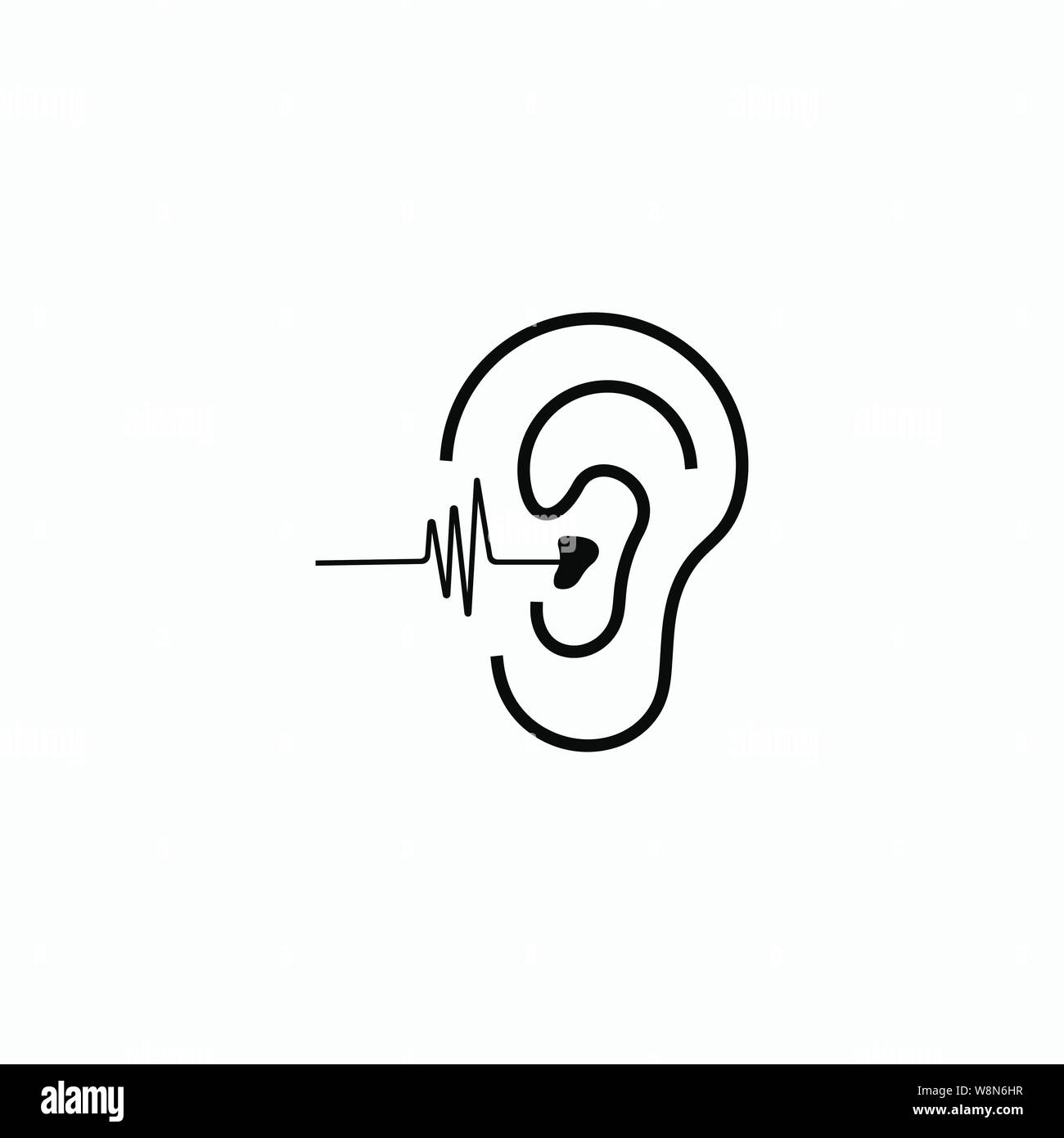 Ear logos hi-res stock photography and images - Alamy