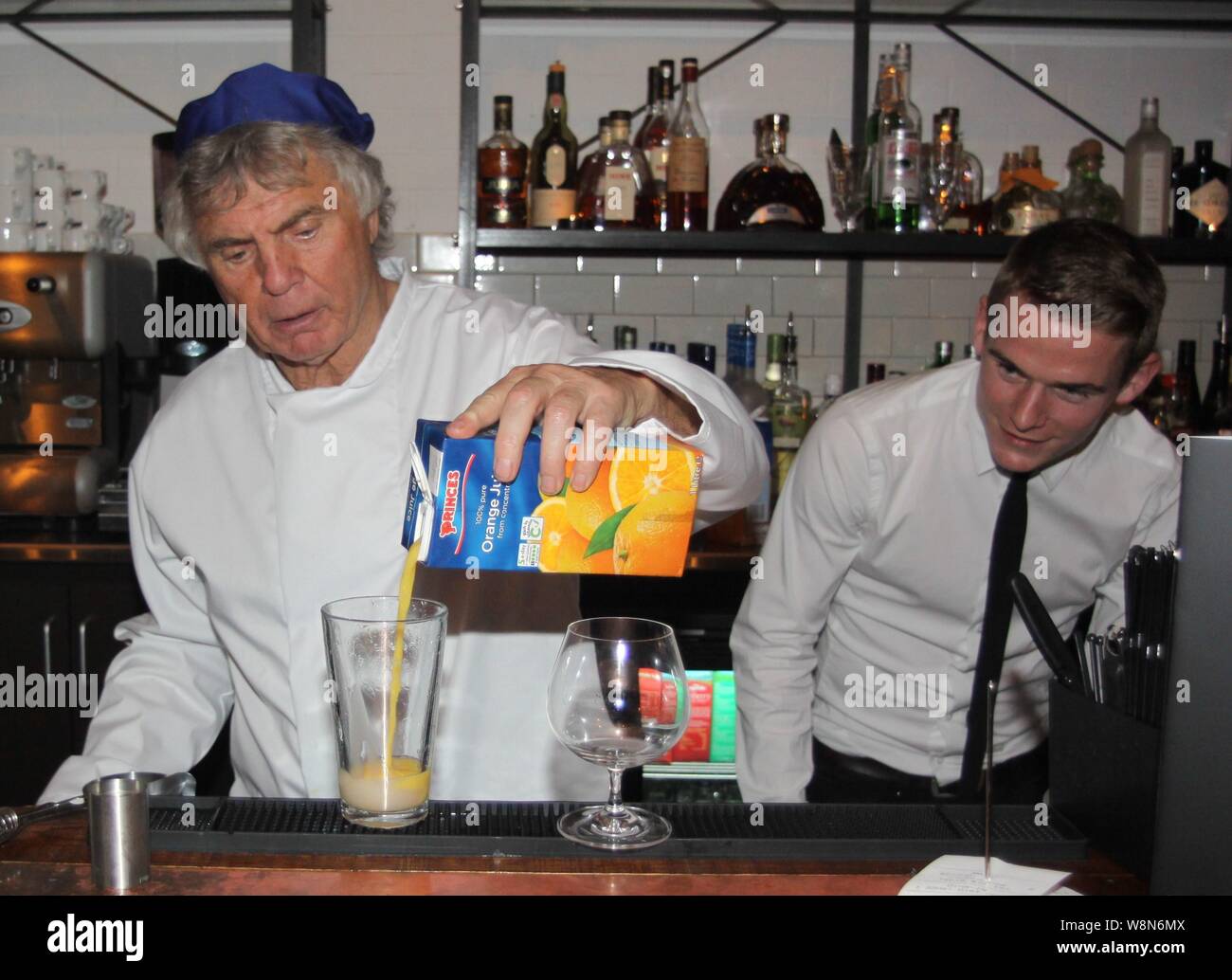 Stan Boardman at a charity cook off in Liverpool credit Ian Fairbrother ...