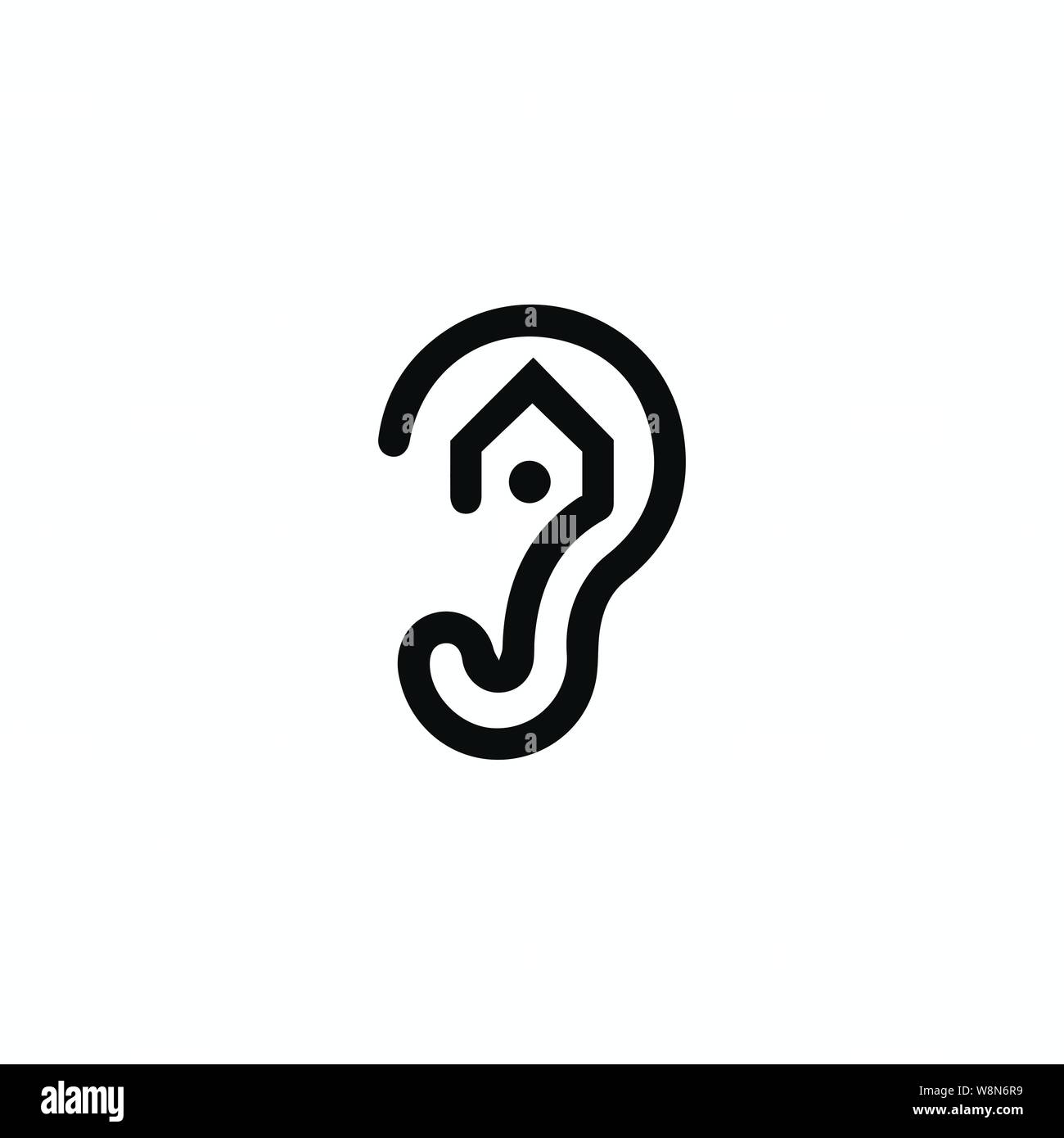 Ear logos hi-res stock photography and images - Alamy