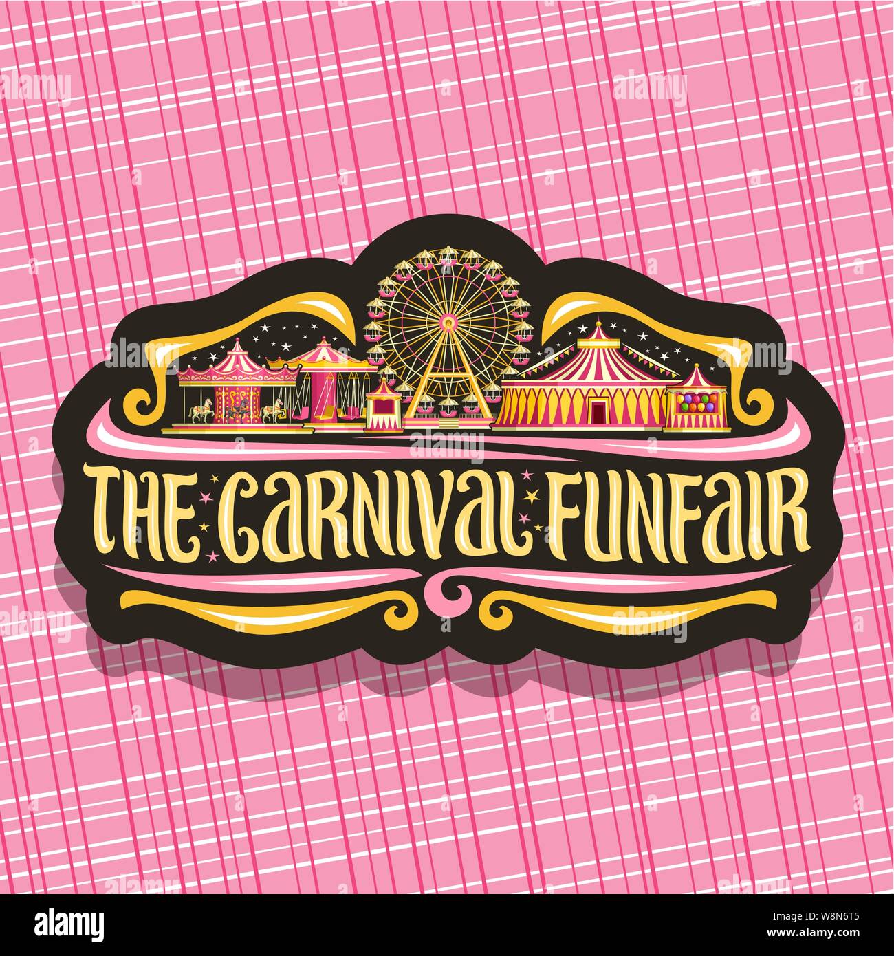Vector logo for Carnival Funfair Stock Vector Image & Art - Alamy